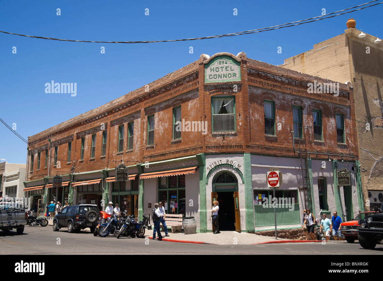 Jerome, Arizona - old copper mining town near Sedona. The Victorian ...