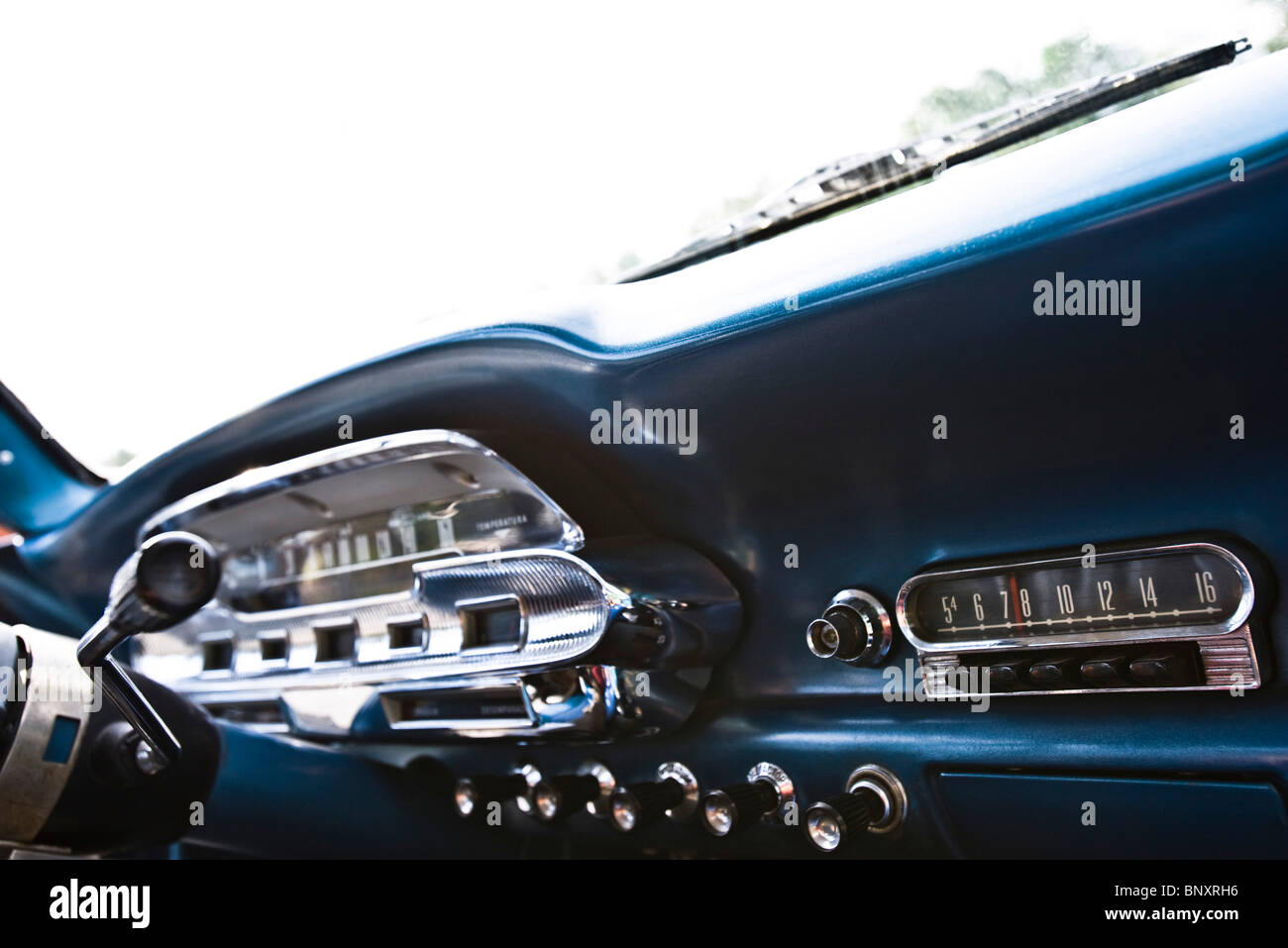 Dashboard of Ford Falcon Futura Stock Photo - Alamy