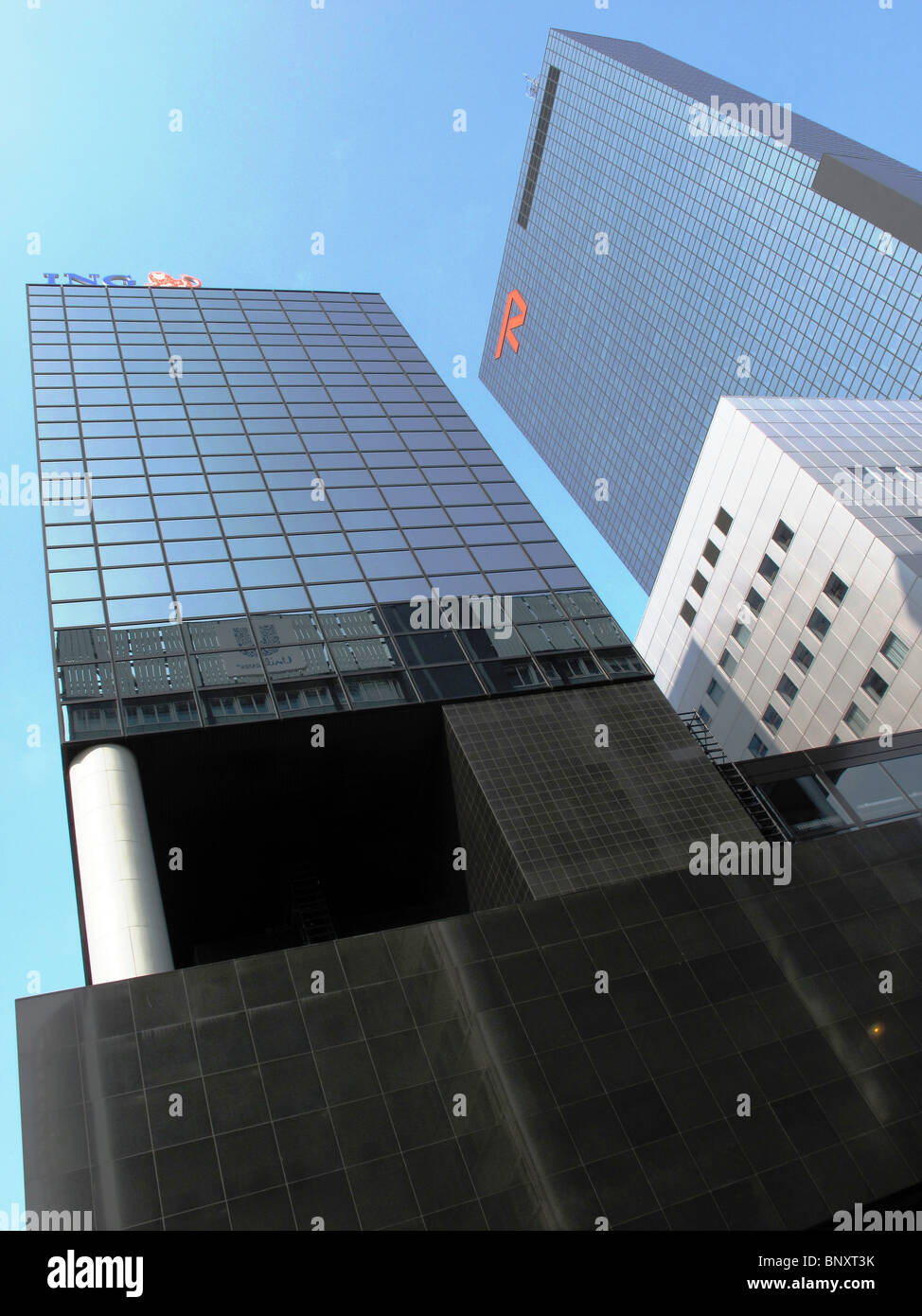 Modern buildings from Weena zuig - Rotterdam - The Netherlands Stock ...