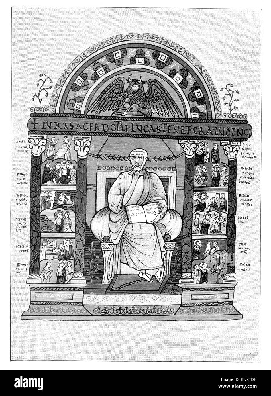 Saint luke the evangelist Black and White Stock Photos & Images - Alamy