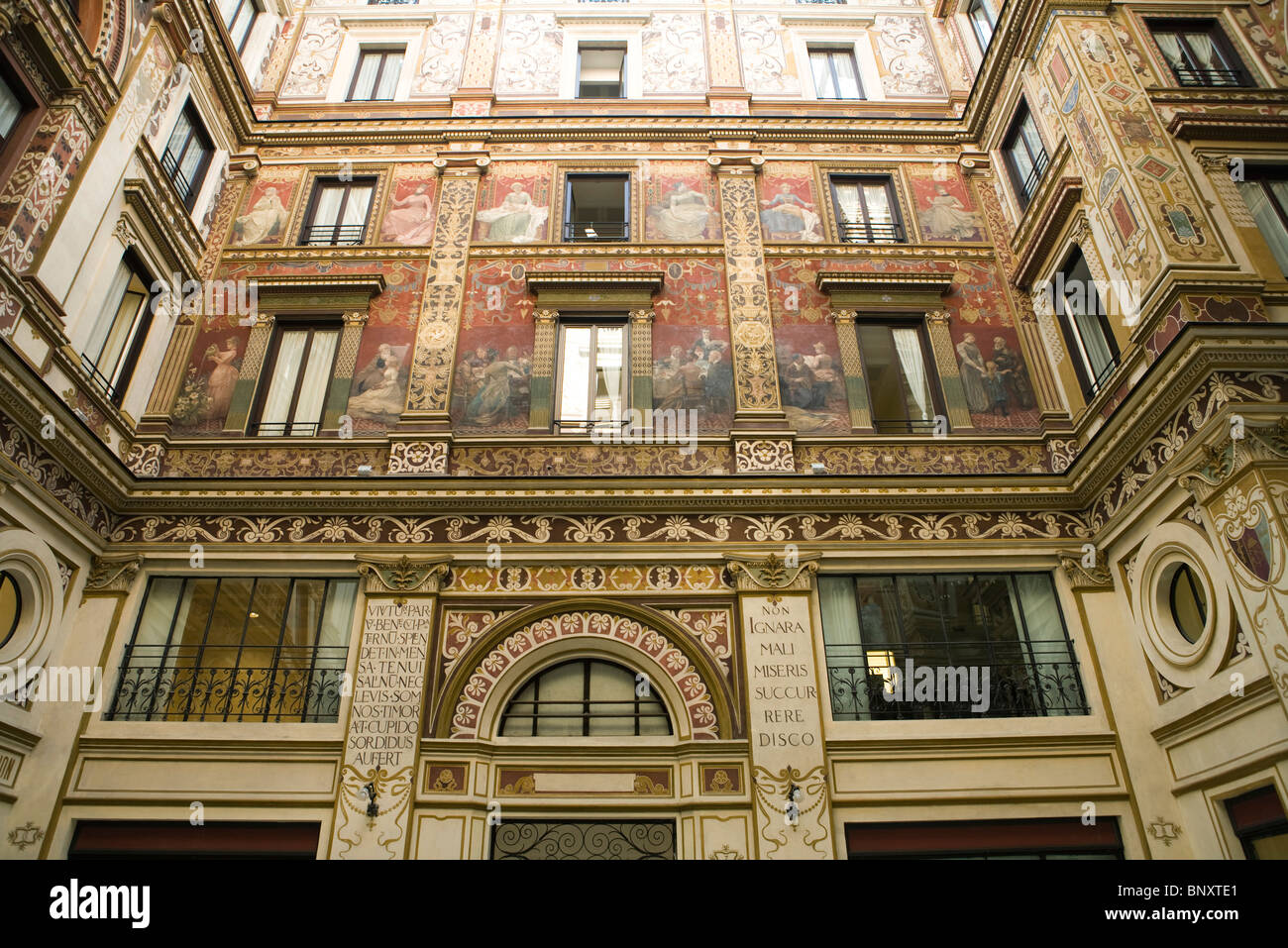 Italy, Rome, mural painted on building exterior Stock Photo - Alamy
