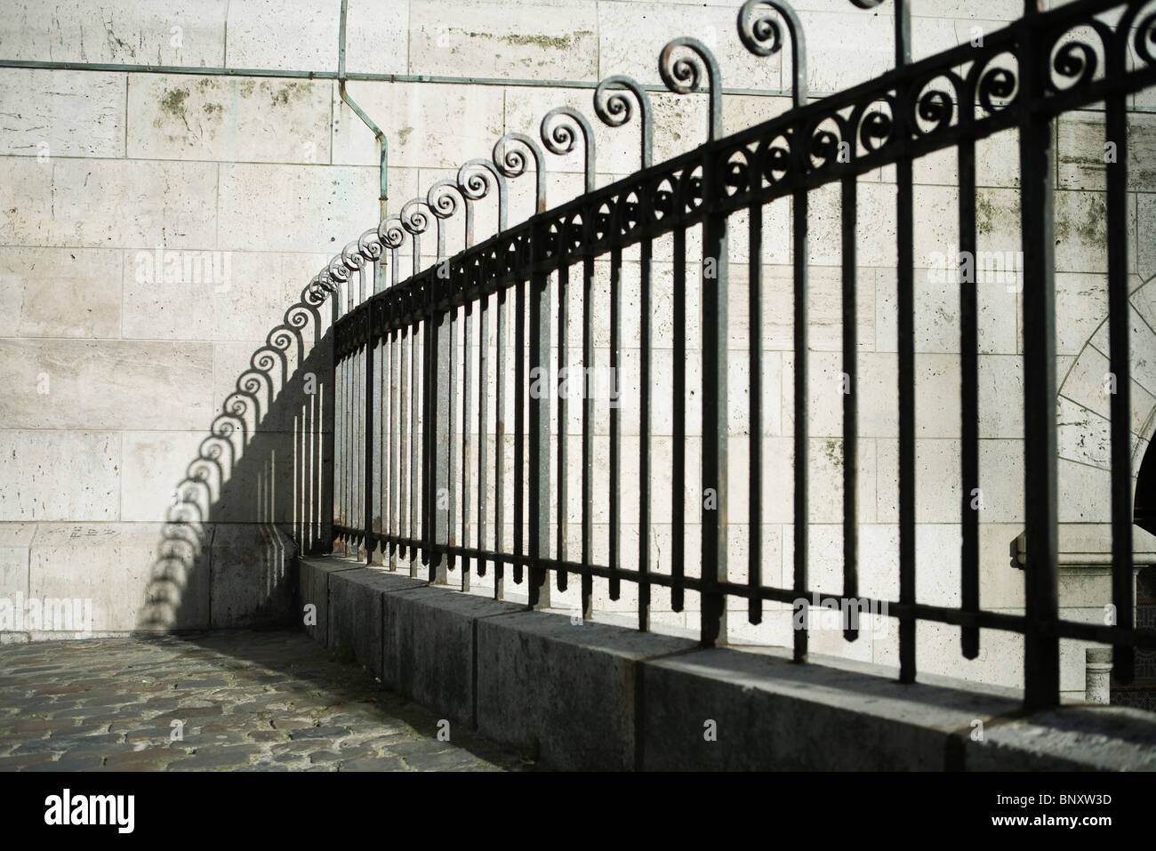 Wrought iron fence, Sacre C?ur, Montmartre, Paris, France Stock Photo ...