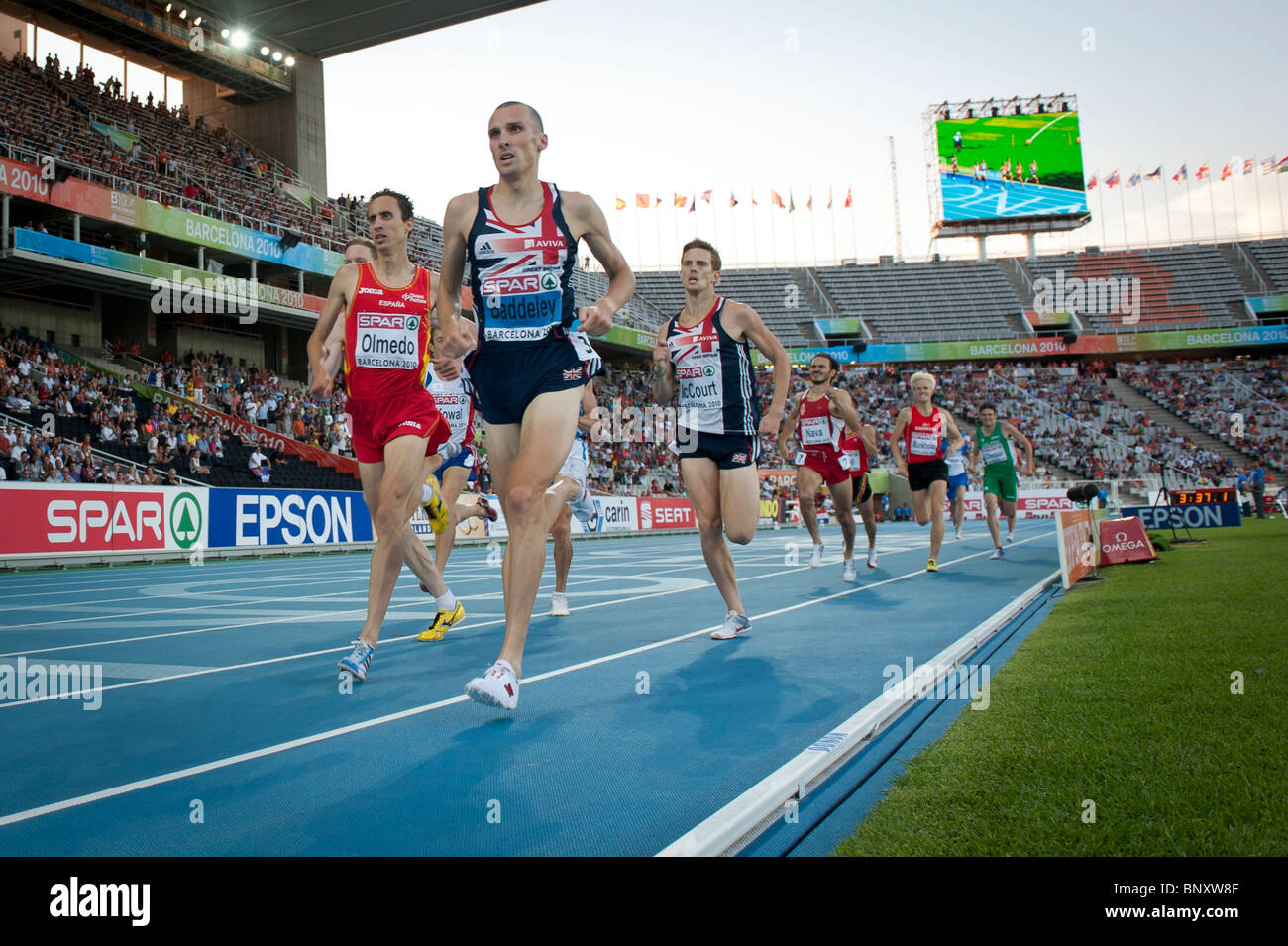 1500m men race, Barcelona, Spain Stock Photo - Alamy