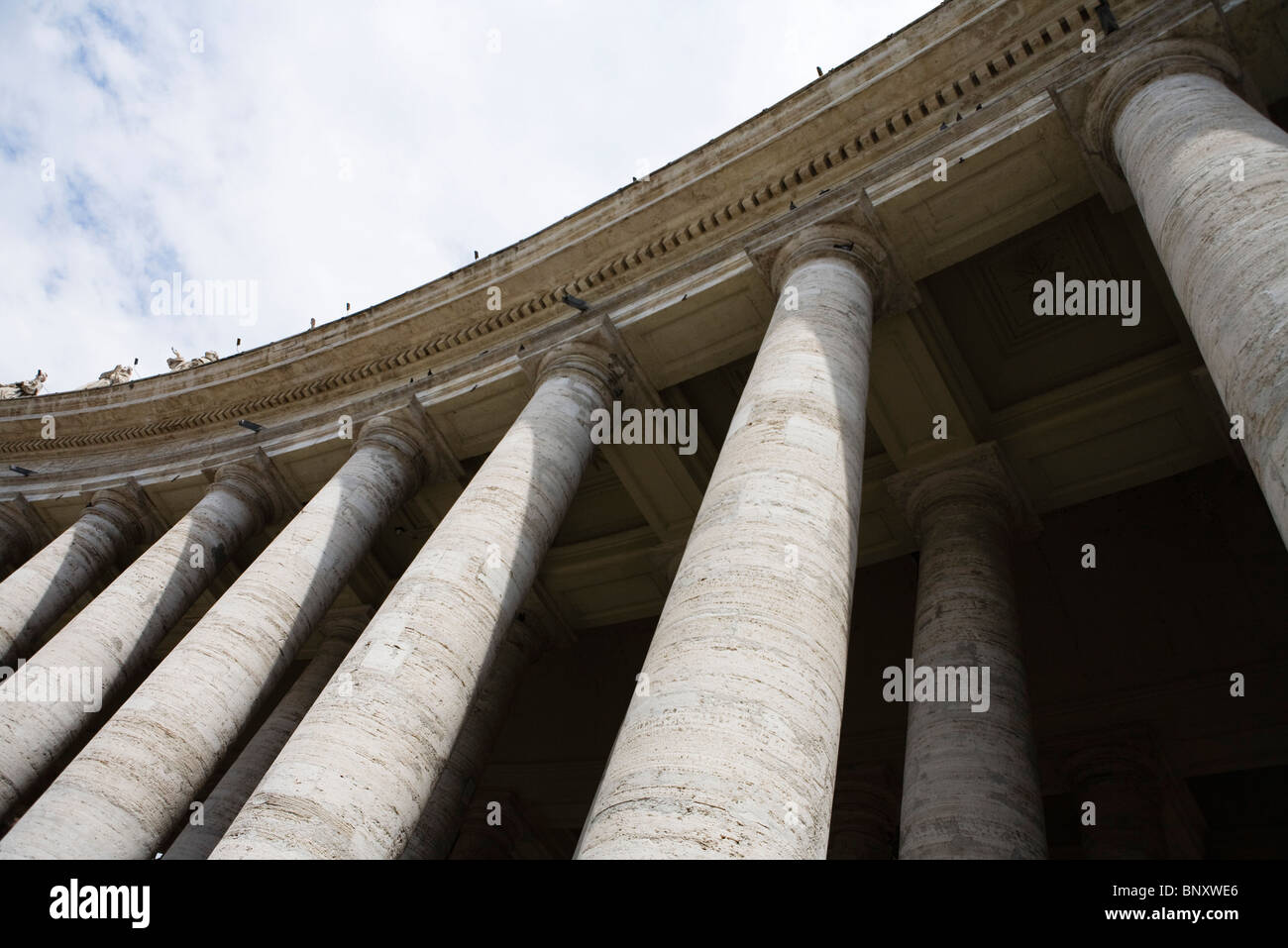 Colonnade of St. Peter's Square, Rome, Italy Stock Photo - Alamy