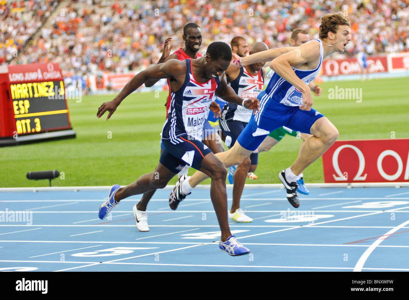 200m sprinter olympics hi-res stock photography and images - Alamy
