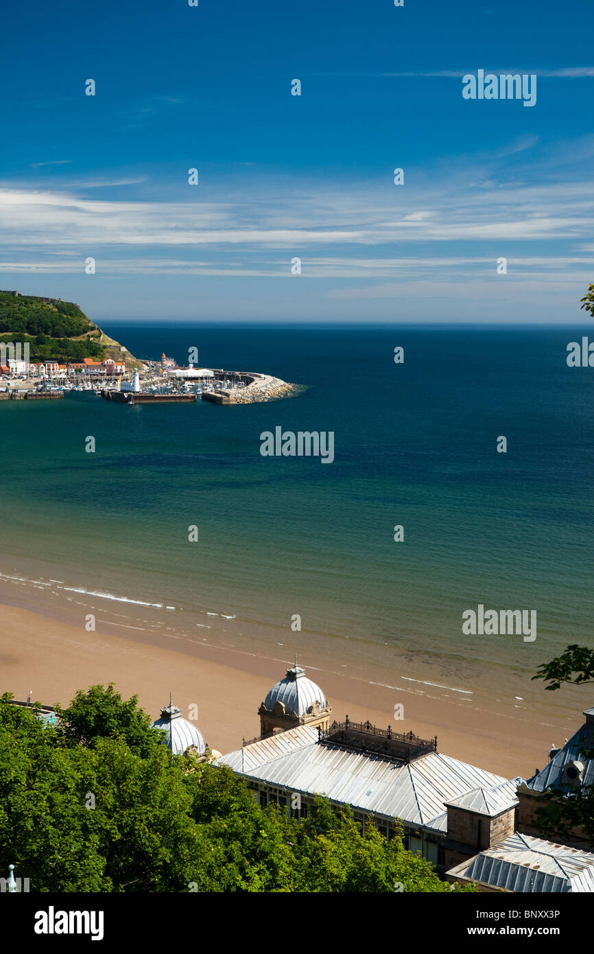 Sweeping View across South Bay at the Seaside Resort of Scarborough ...