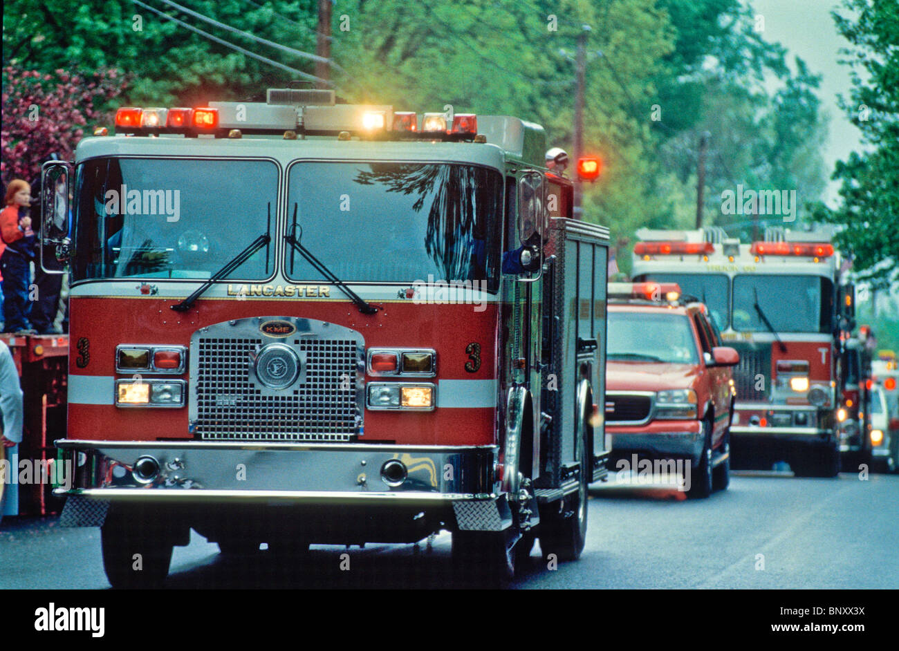 Firemans parade hi-res stock photography and images - Alamy
