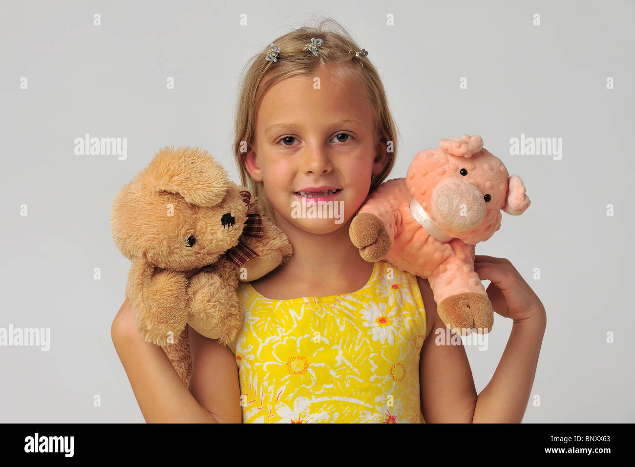 Little young girl portrait,intuitive learning Stock Photo - Alamy