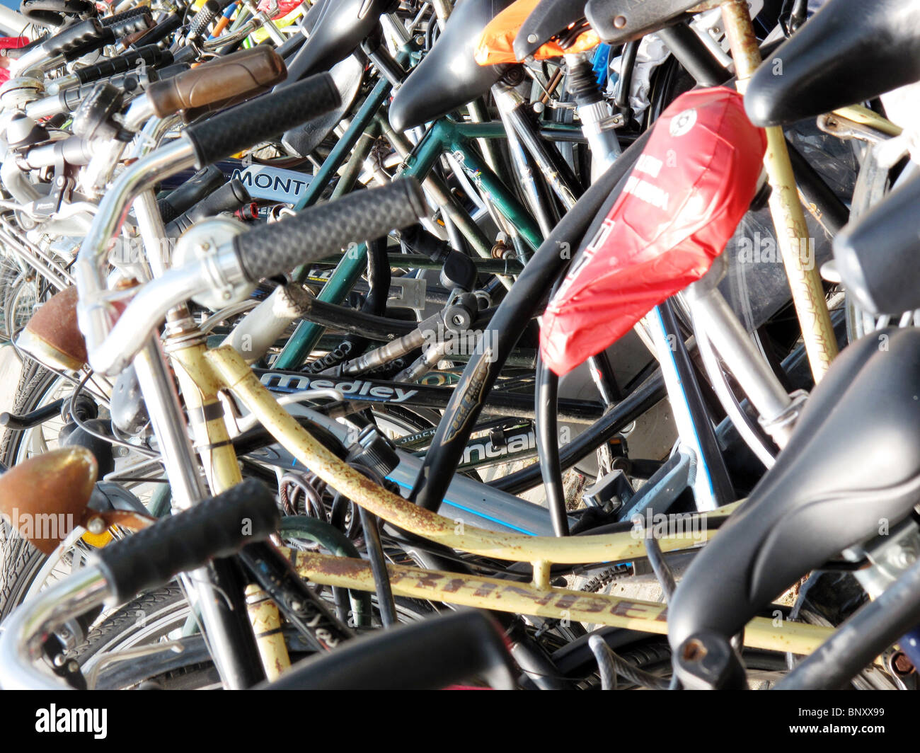 Bicycle parking –Rotterdam –The Netherlands Stock Photo - Alamy