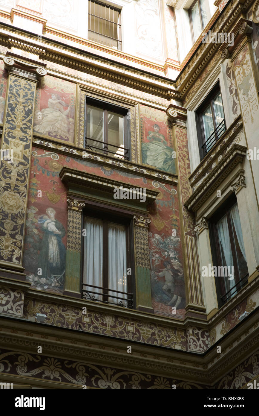 Rome architecture with exterior frescoes hi-res stock photography and ...