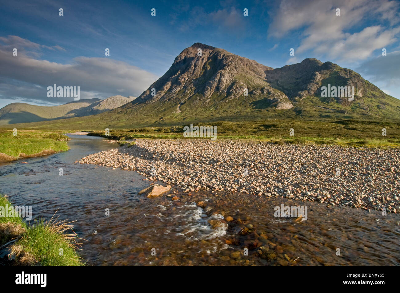 The spectacular Mountains range at Glen Coe, Inverness-shire, Highland ...