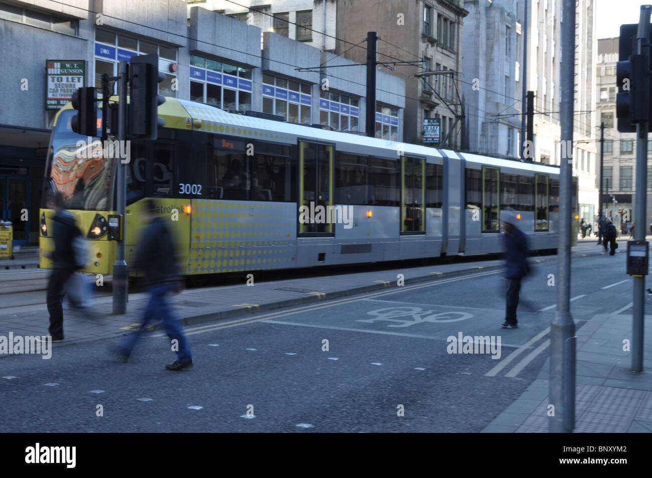 Manchester city cross street hi-res stock photography and images - Alamy