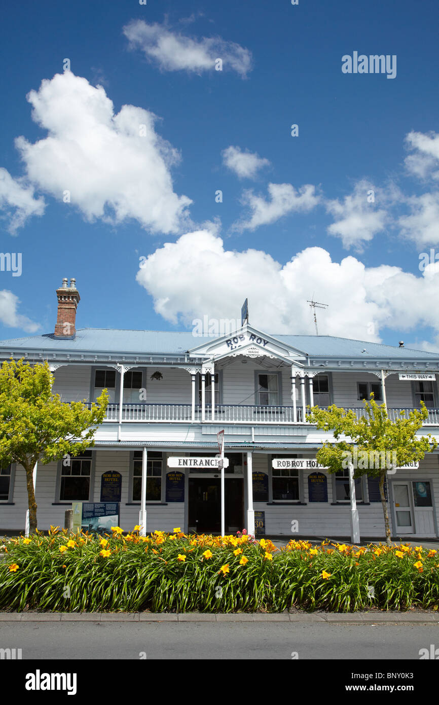 Historic Rob Roy Hotel, Waihi, Coromandel, North Island, New Zealand ...