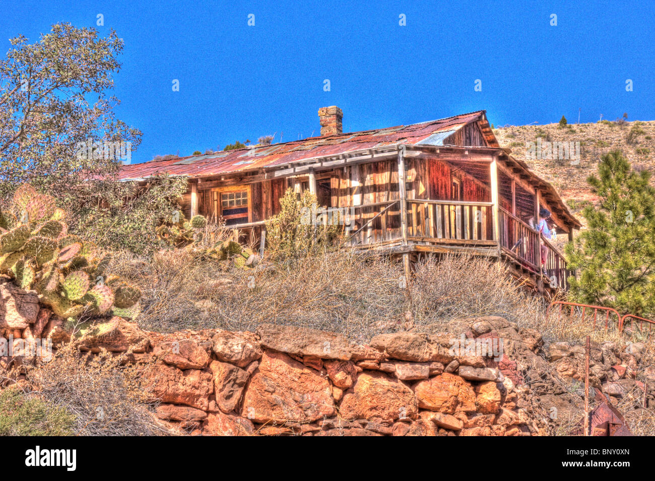 Cooper Mining Building Jerome Arizona Stock Photo - Alamy