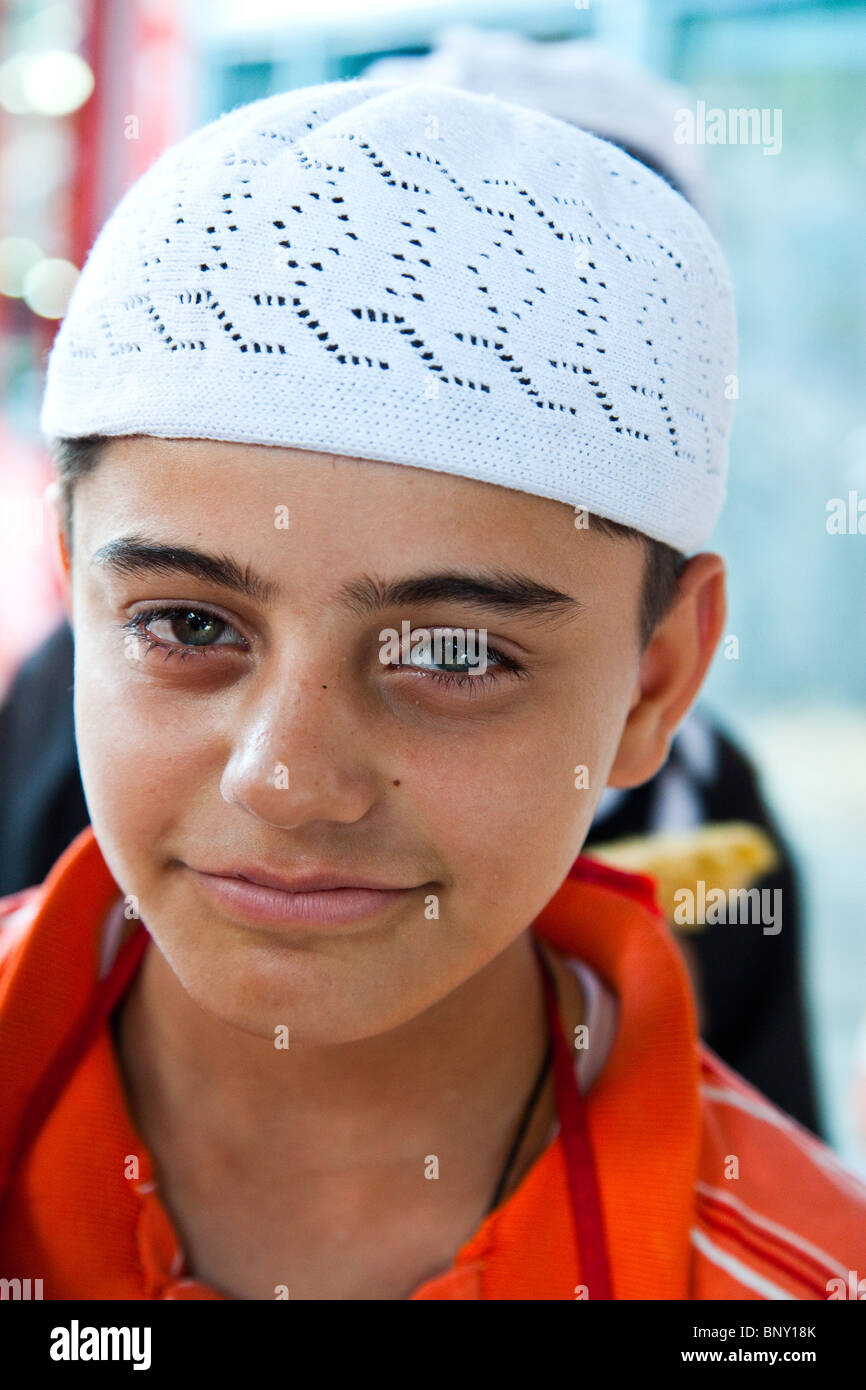 Muslim boy in Urfa, Turkey Stock Photo - Alamy