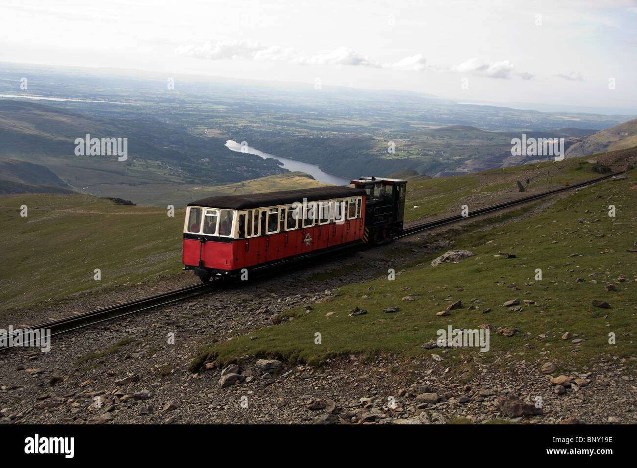 Snowdon Mountain Railway, Snowdonia National Park, North Wales, UK ...