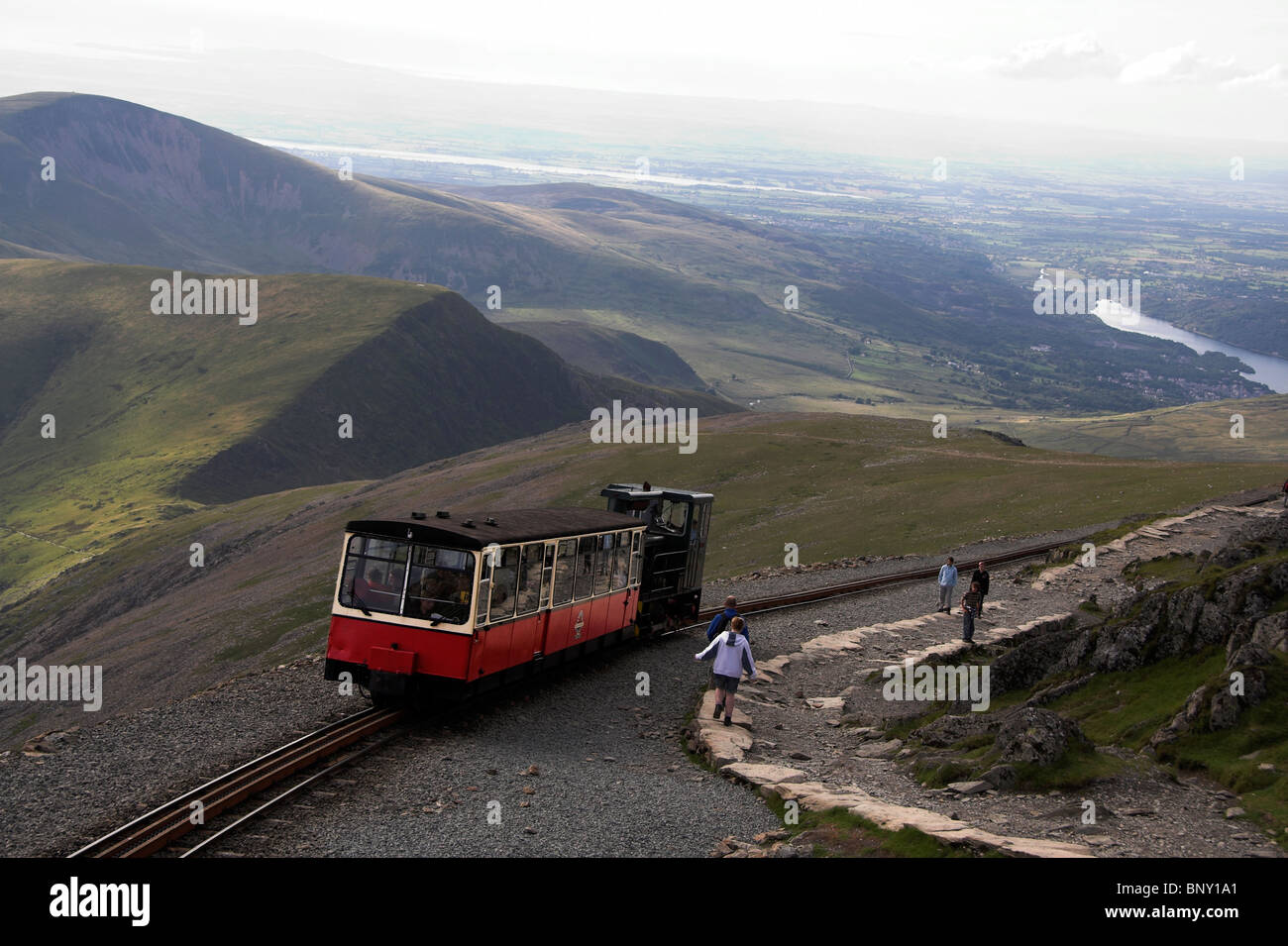 Mt snowdon train hi-res stock photography and images - Alamy