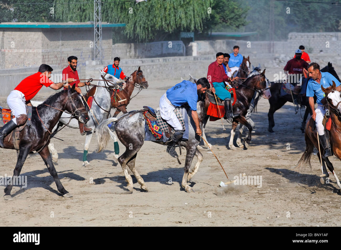 Pakistan - Gilgit - local polo match Stock Photo - Alamy
