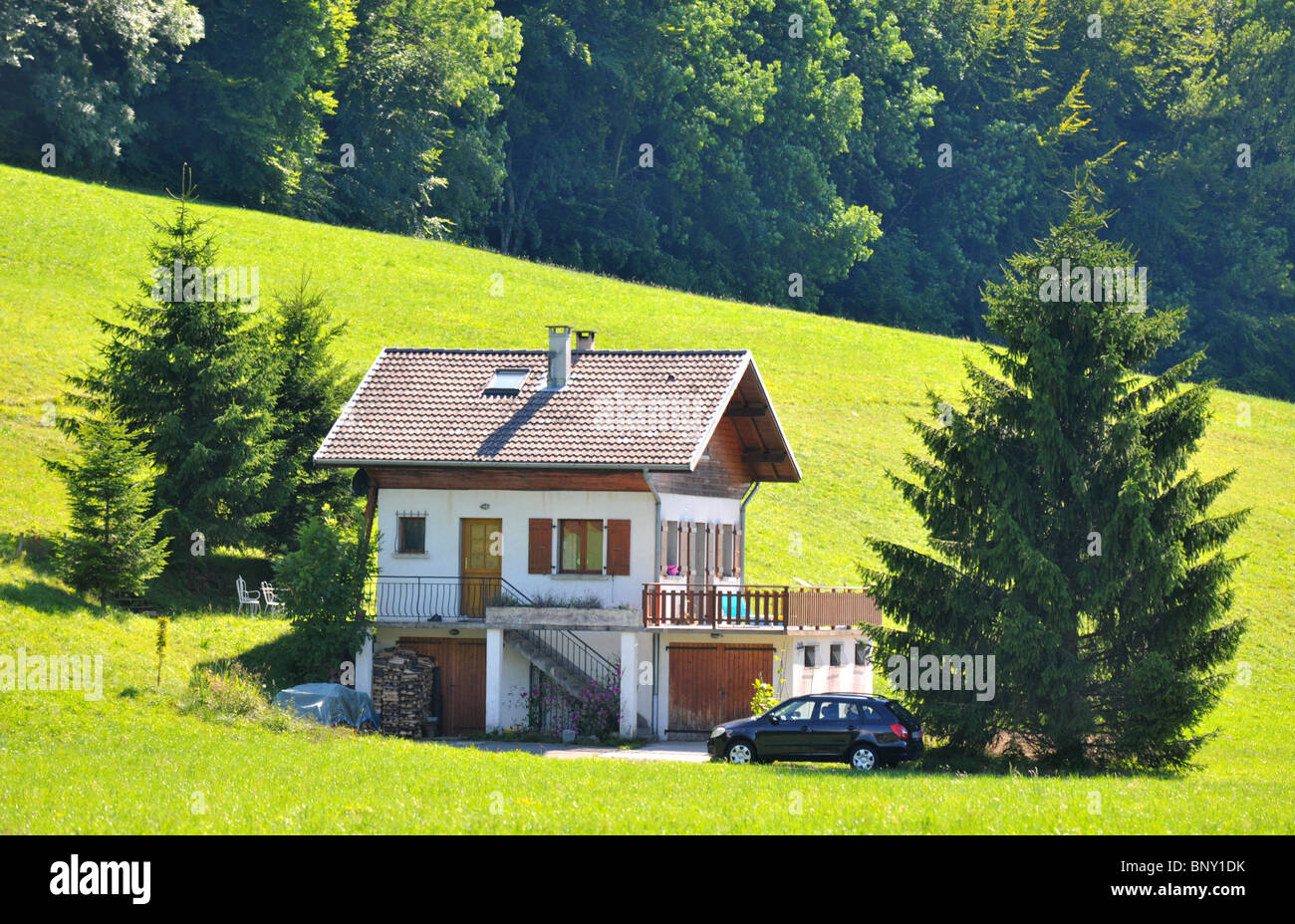 House in rural Eastern France Stock Photo - Alamy