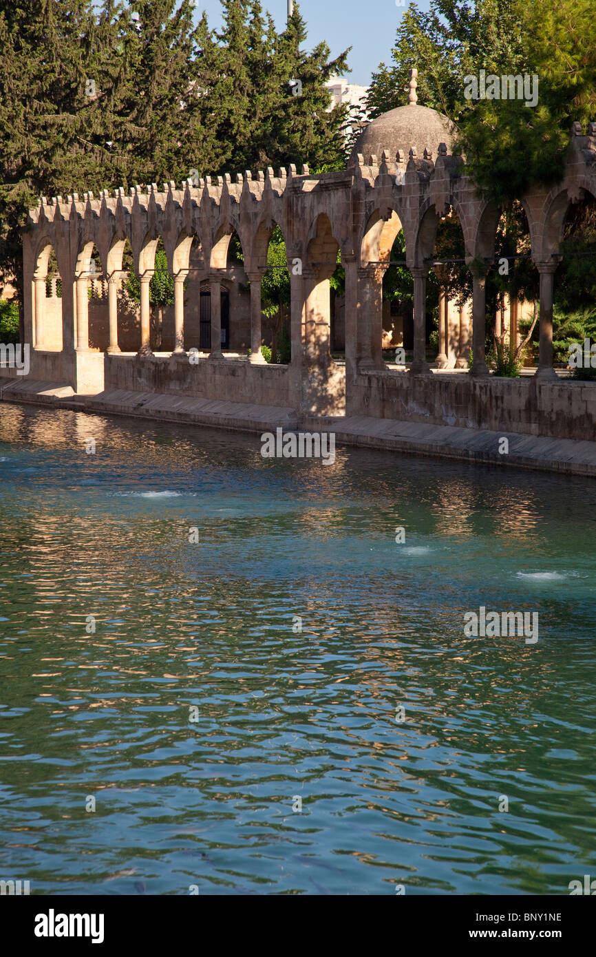 Pool of Abraham or Balikli Gol in Sanliurfa or Urfa, Turkey Stock Photo ...