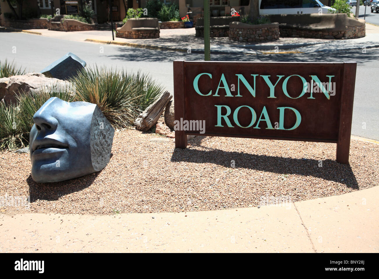 Santa Fe New Mexico Canyon Road High Resolution Stock Photography and ...
