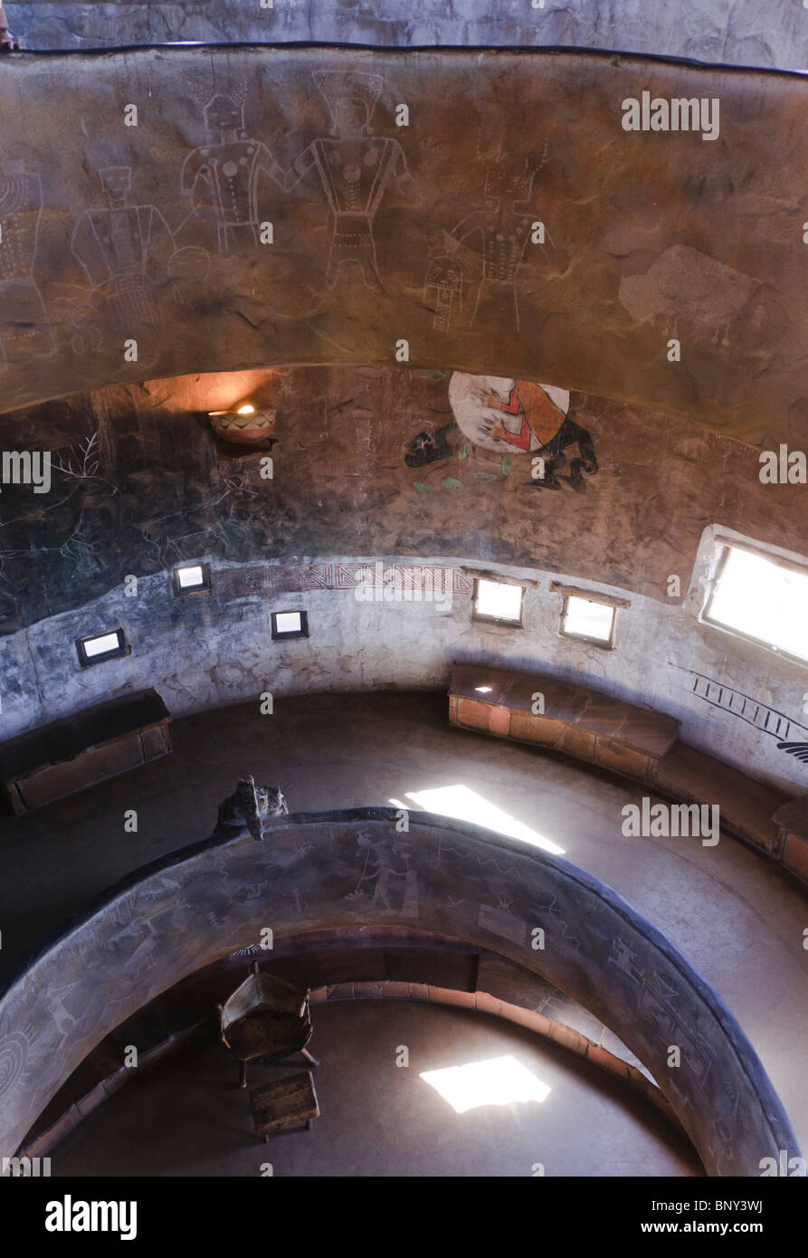 Desert View Watchtower Interior Stock Photos & Desert View Watchtower ...