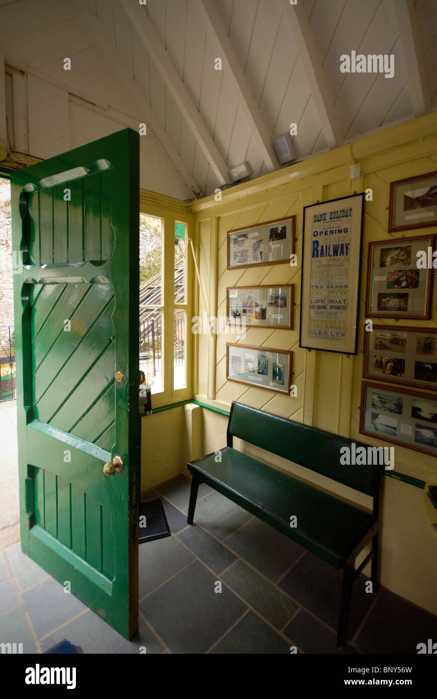 Lynmouth Devon UK Cliff Lift Lynton Museum Stock Photo - Alamy