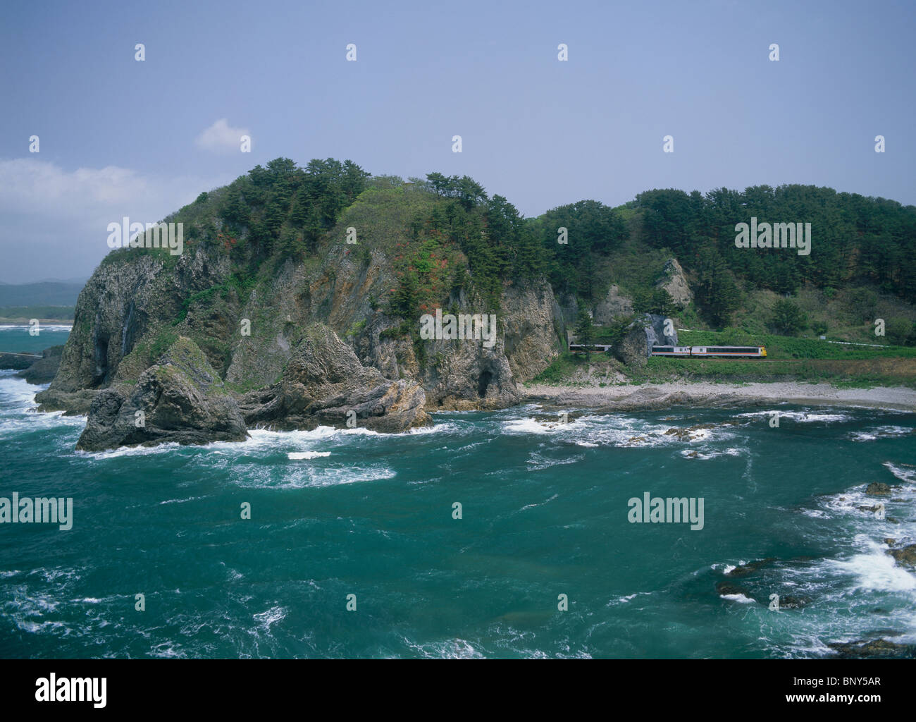 Cliff and Sea, Fukaura, Nakatsugaru, Aomori, Japan Stock Photo - Alamy