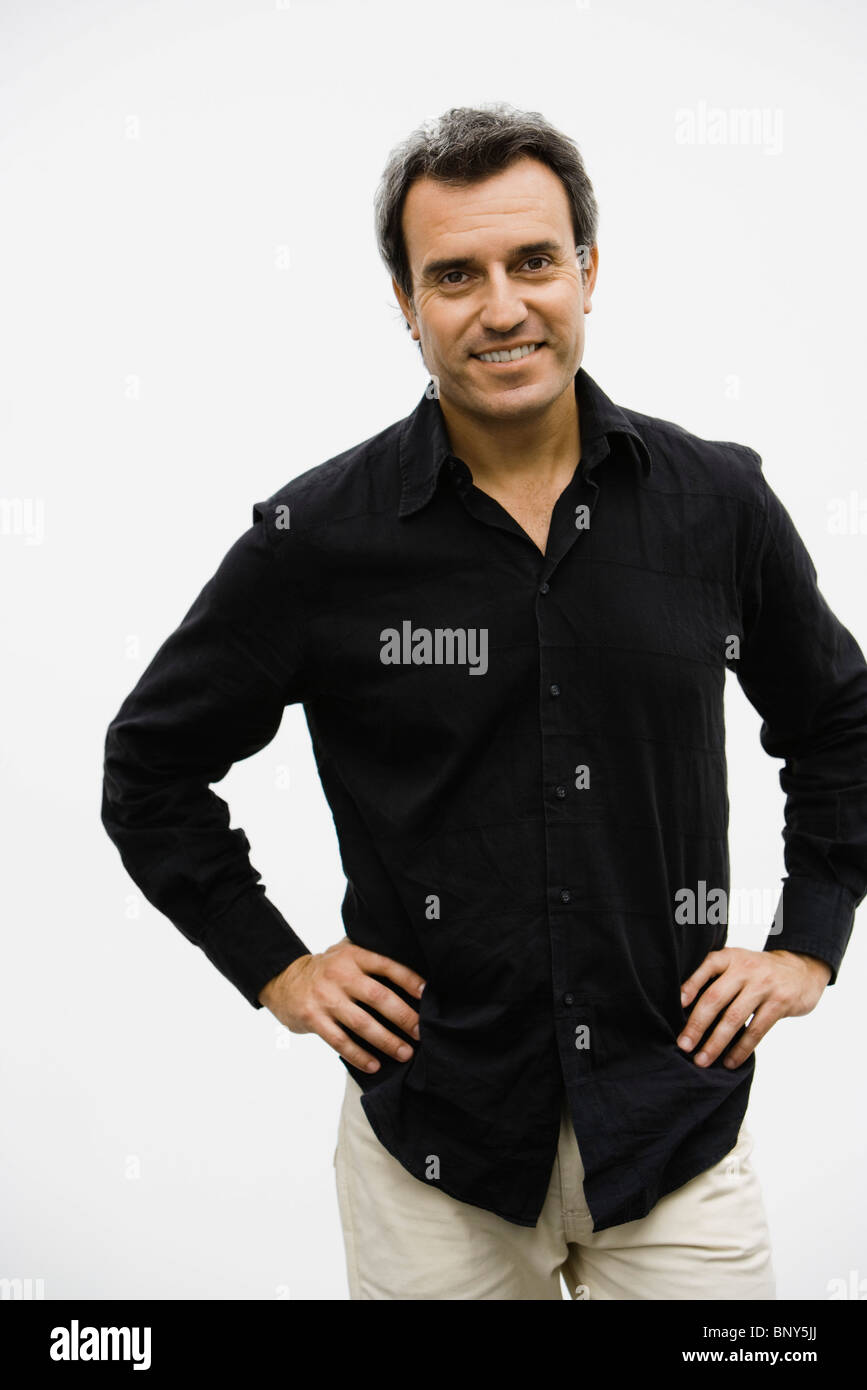 Mature man, portrait Stock Photo - Alamy