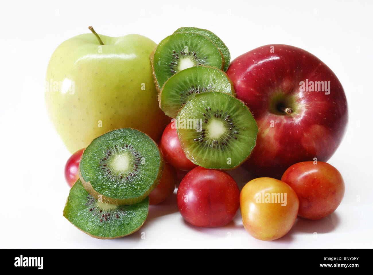 Small cherry tree fruit Cut Out Stock Images & Pictures - Alamy