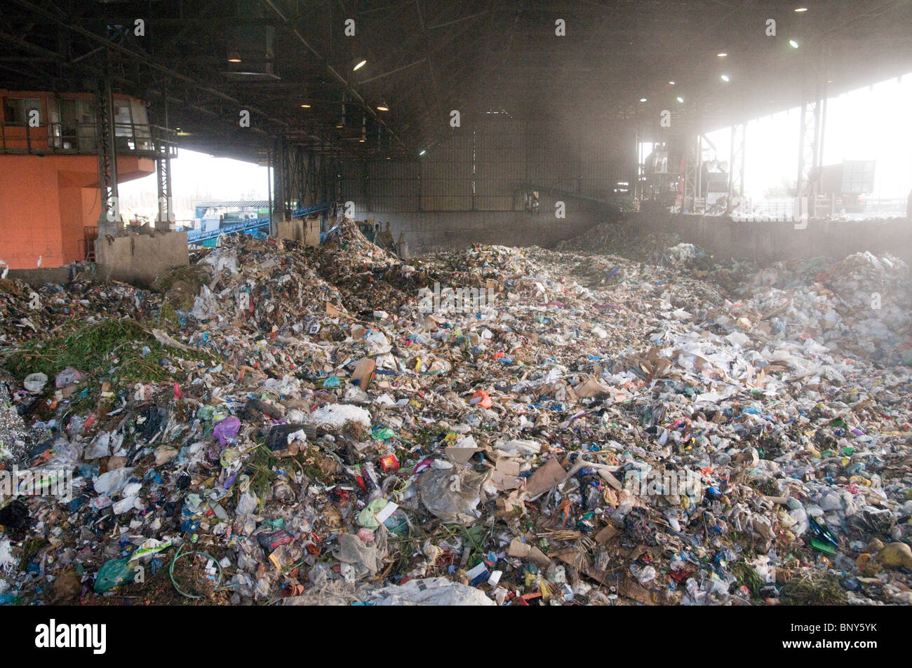 Domestic waste treatment centre Stock Photo - Alamy