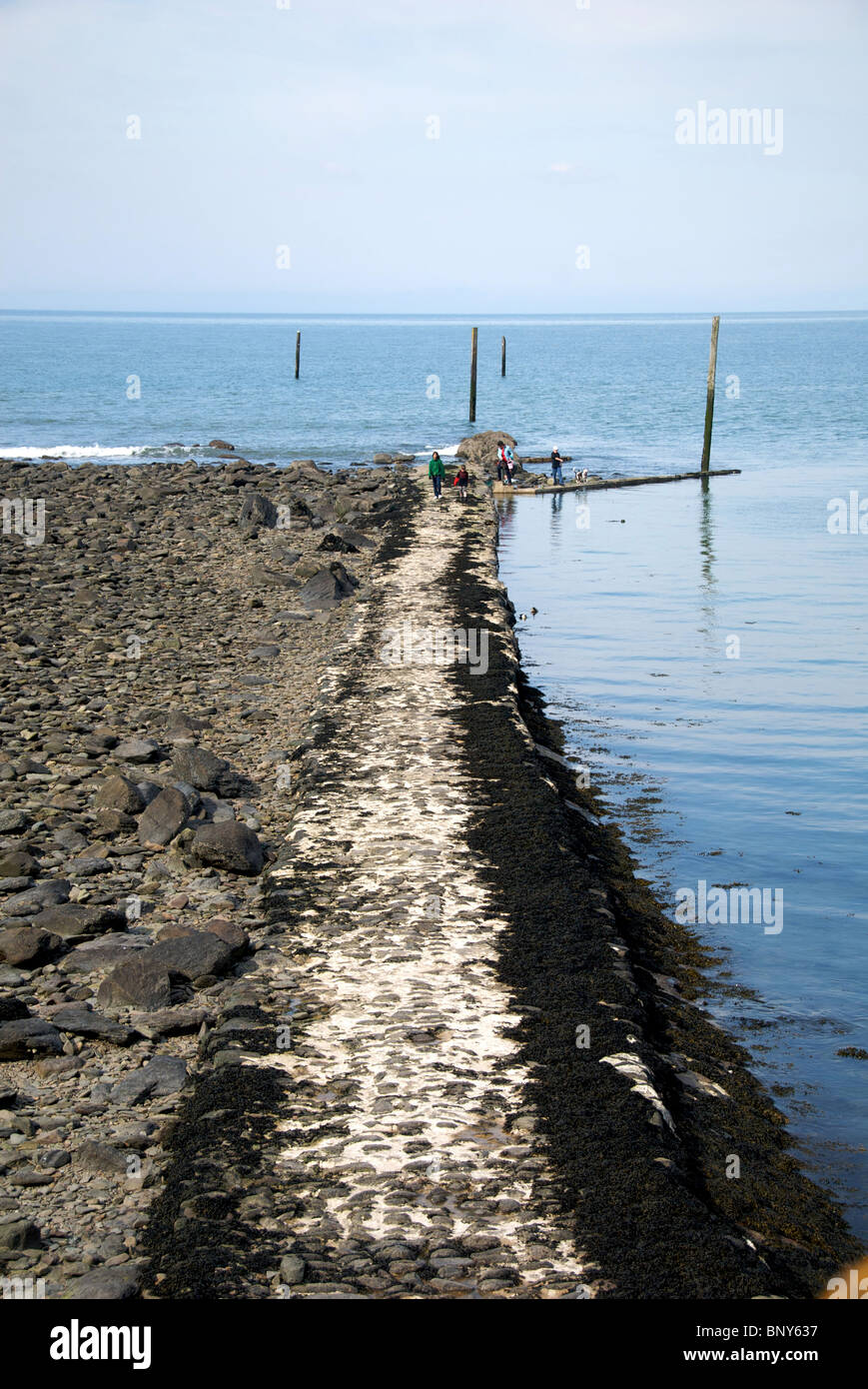 Lynmouth Devon UK Harbor Harbour Quay River Lyn Stock Photo - Alamy