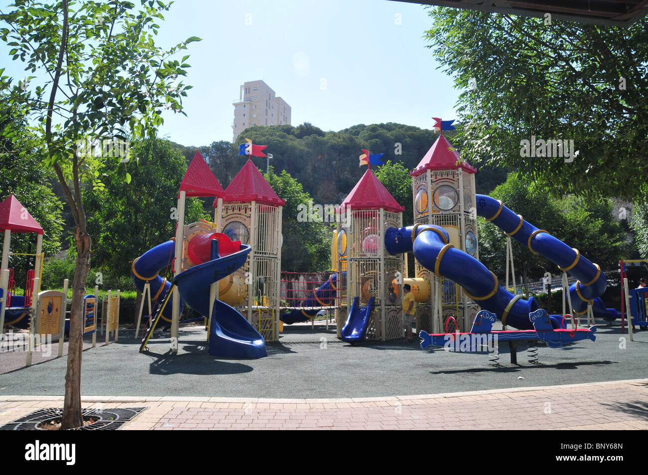 Empty Public Playground Stock Photo - Alamy