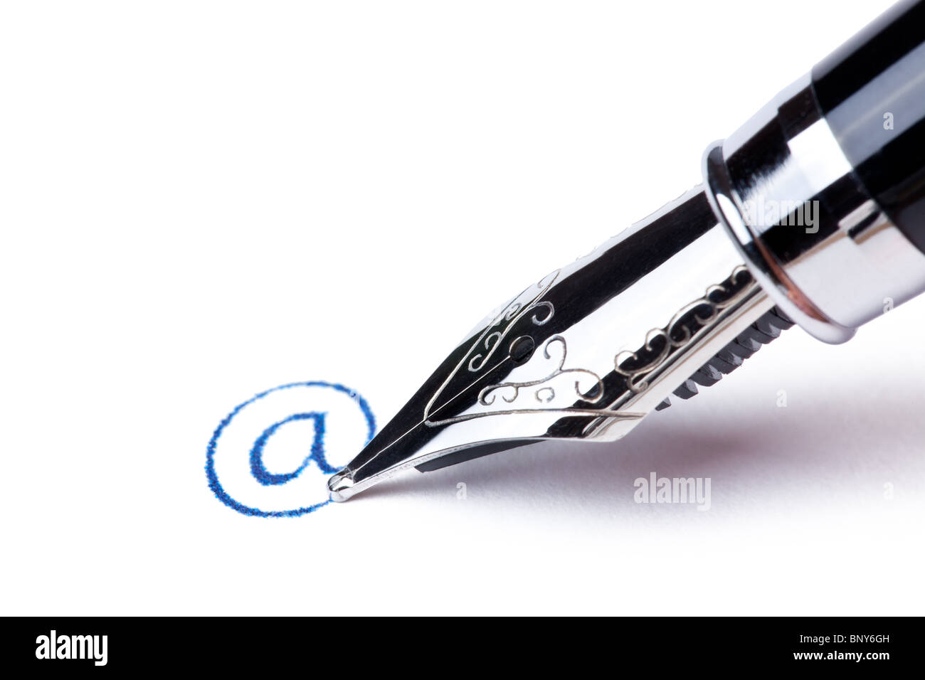 writing message with black pen : at Stock Photo - Alamy