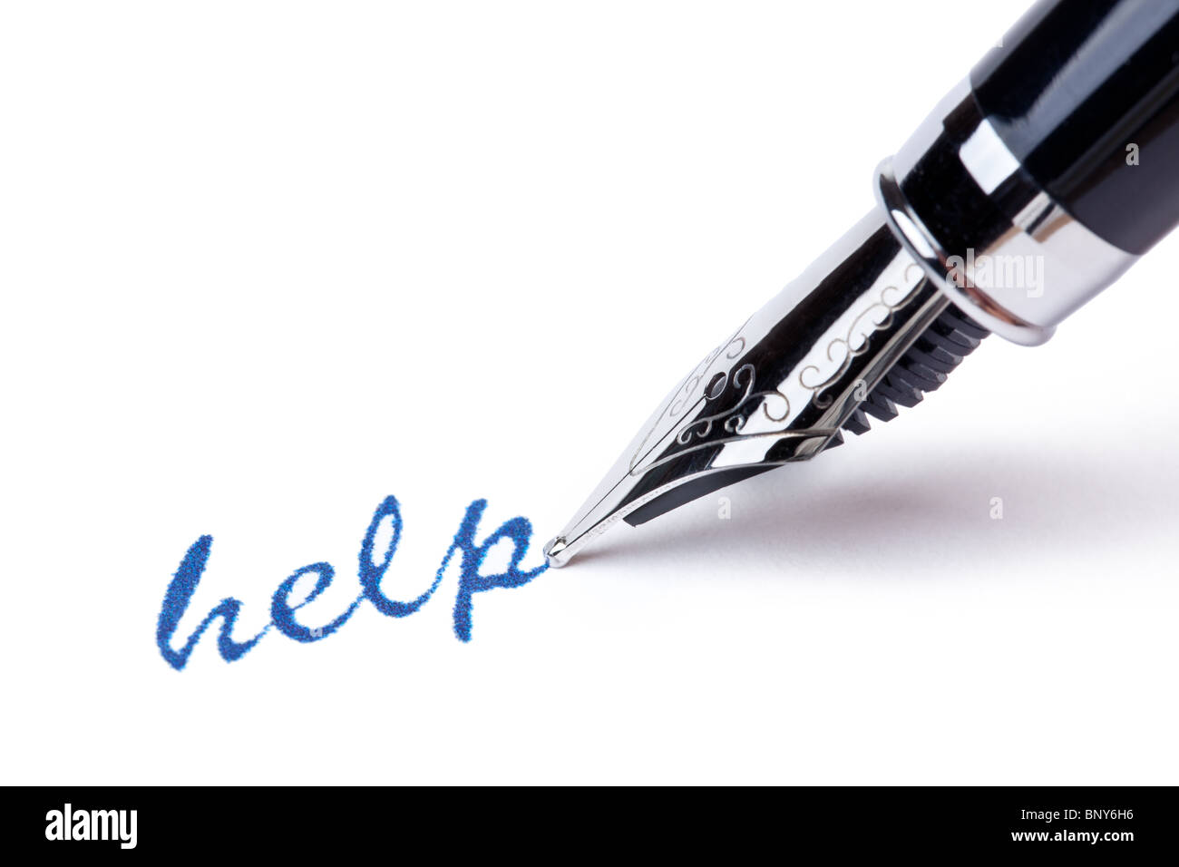 writing message with black pen Stock Photo - Alamy