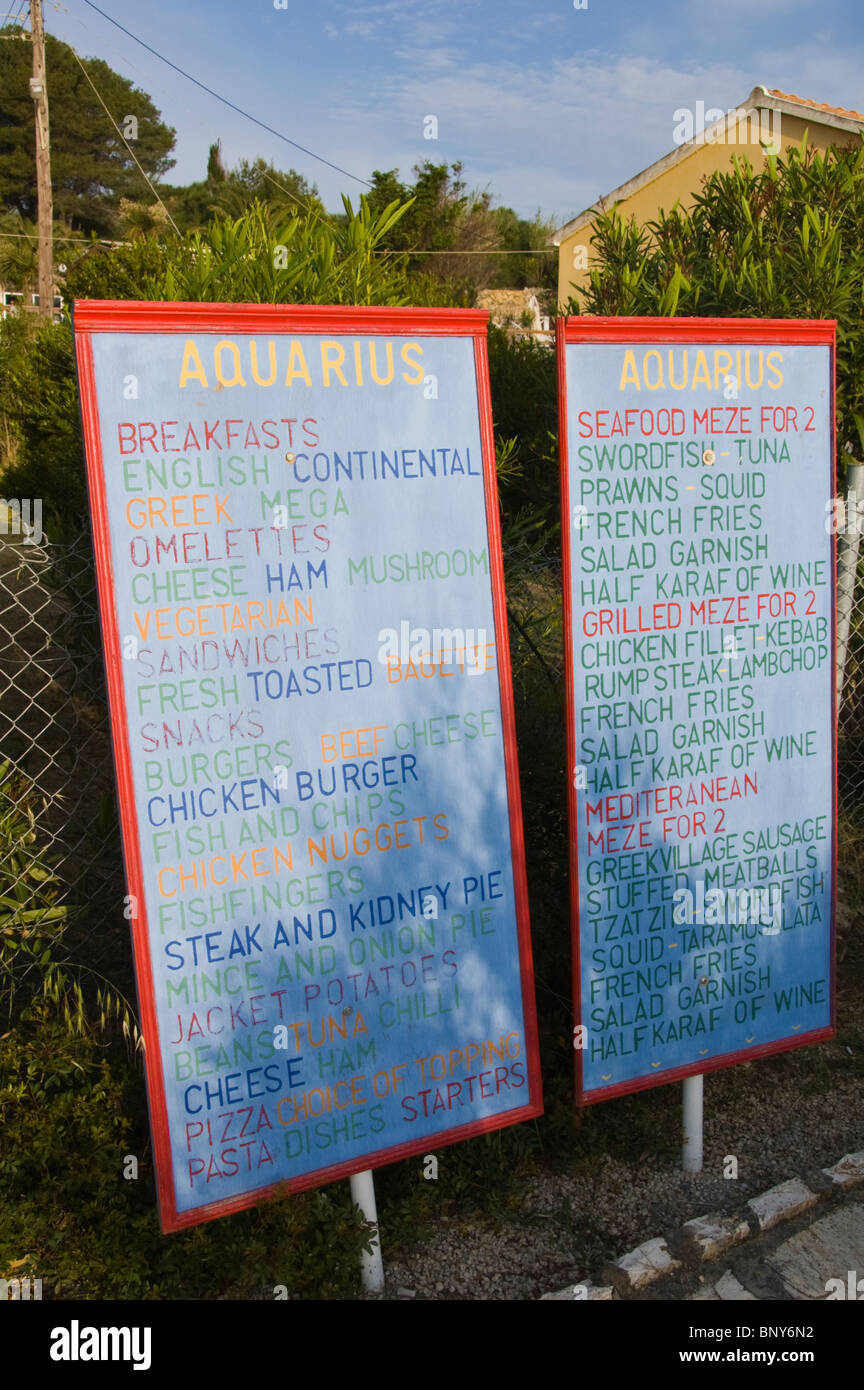 Greek taverna sign hi-res stock photography and images - Alamy