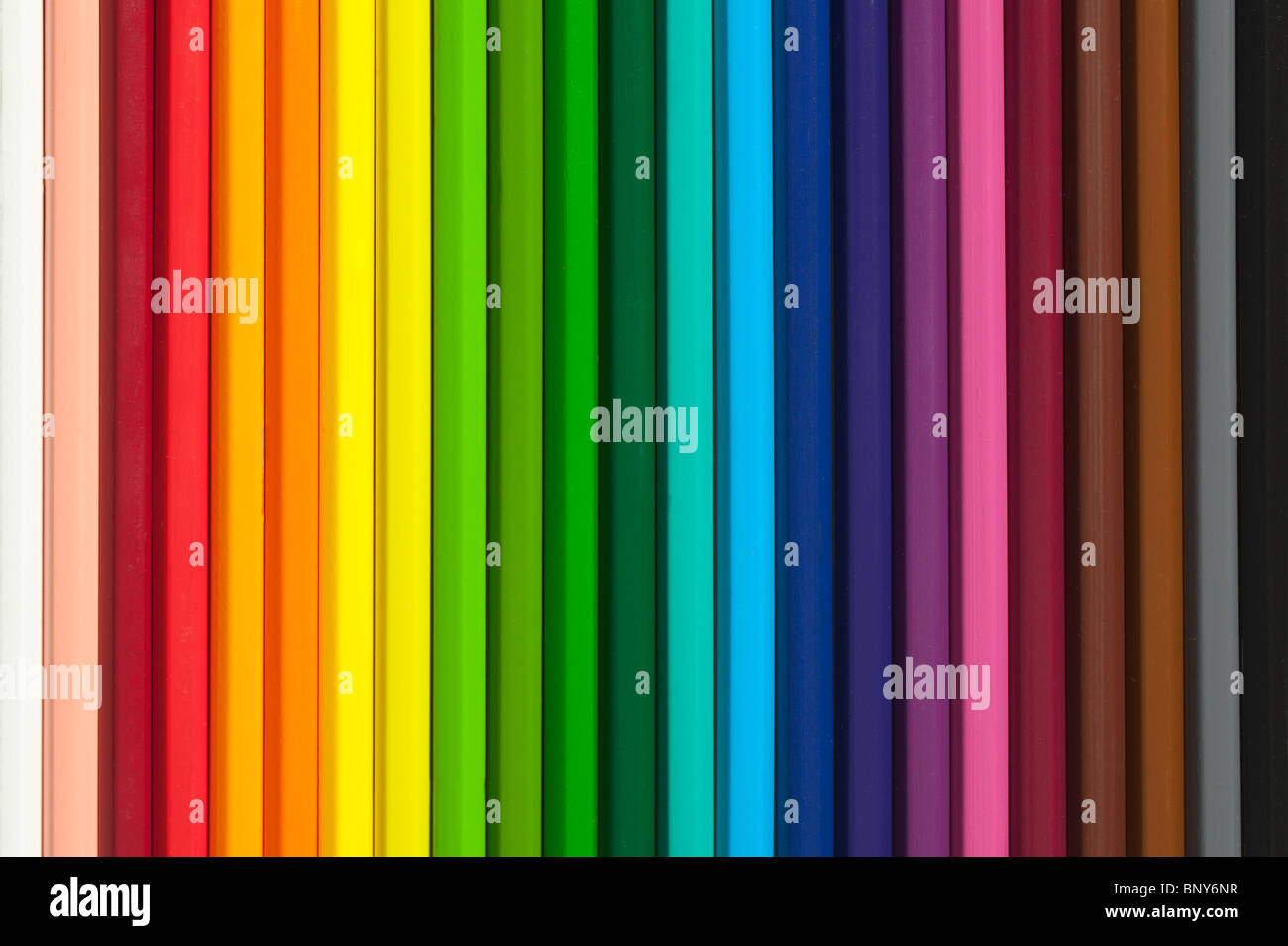 colorful background with crayons Stock Photo - Alamy