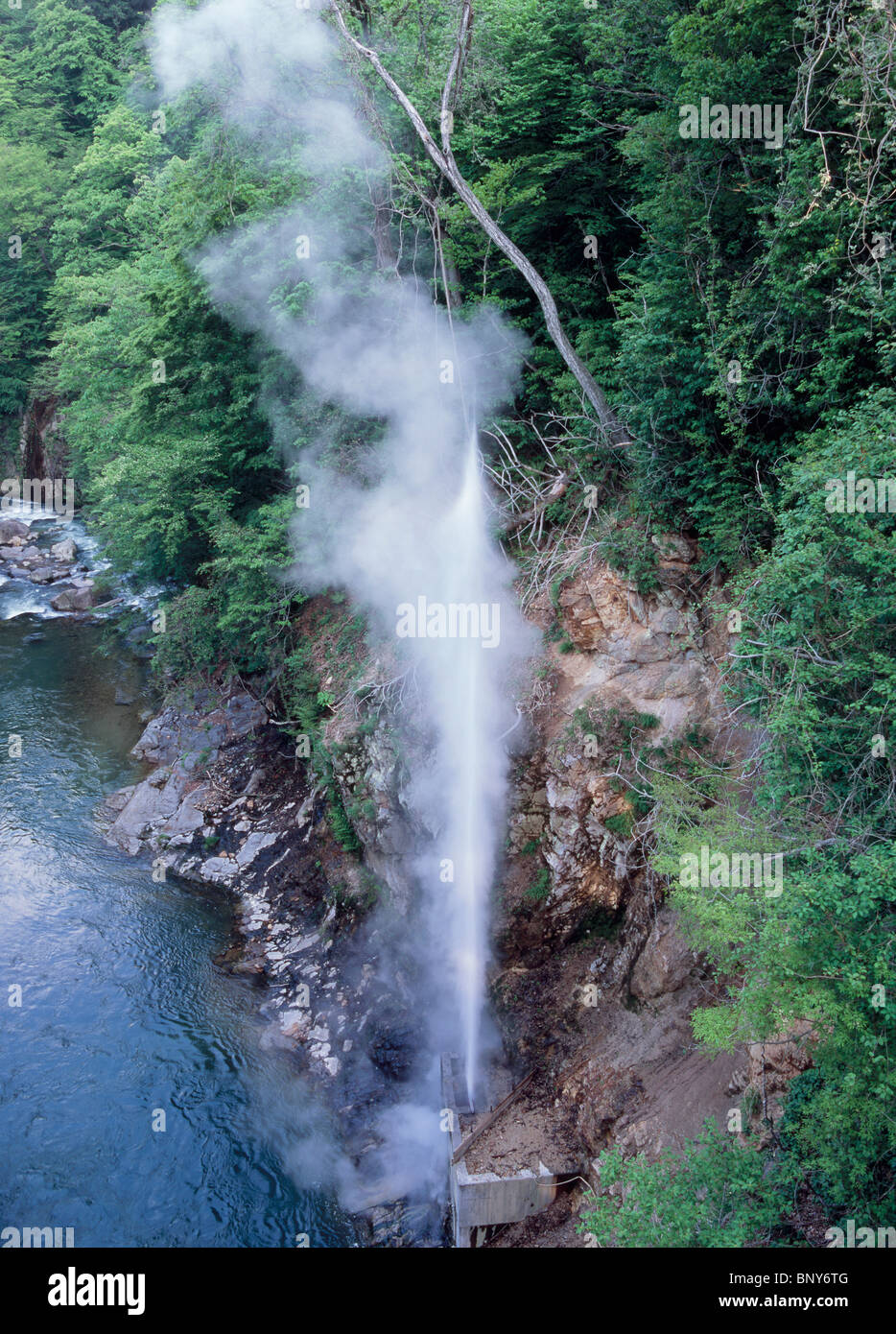 Geyser of Kawamata Onsen, Nikko, Tochigi, Japan Stock Photo - Alamy