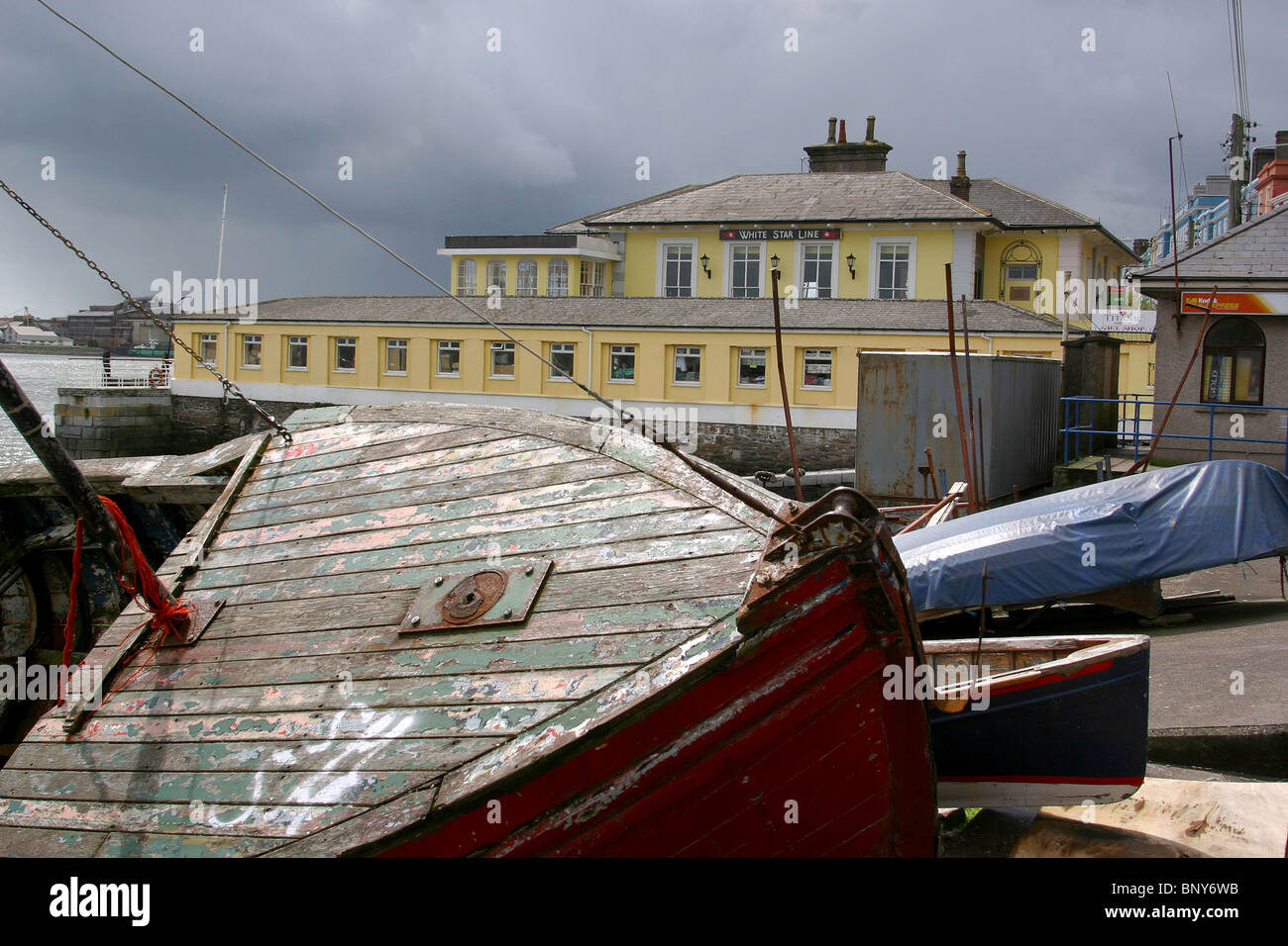 Ireland, Co Cork, Cobh, Titanic Bar & Restaurant in former White Star ...