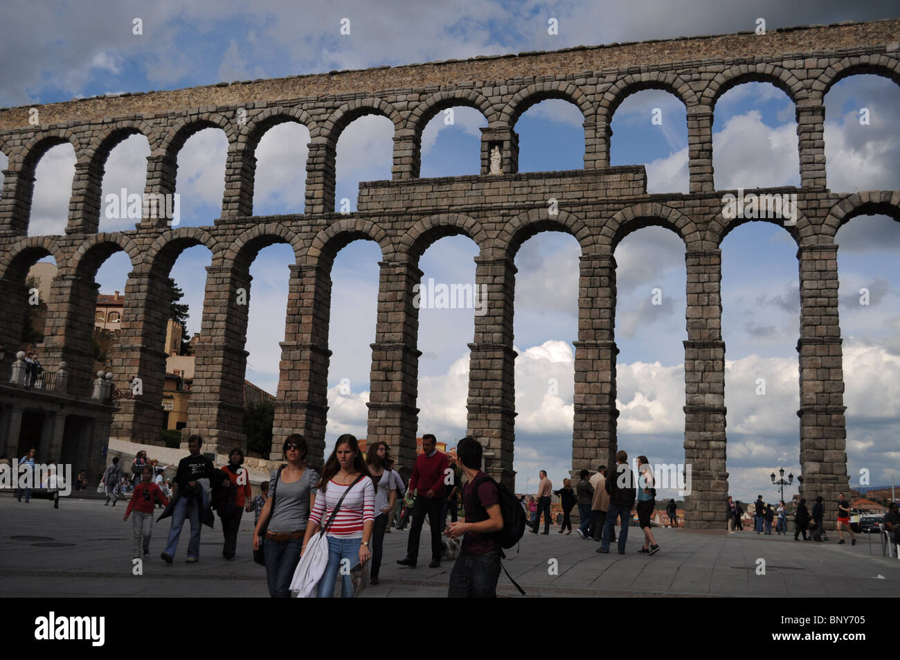 spain roman viaduct Stock Photo - Alamy