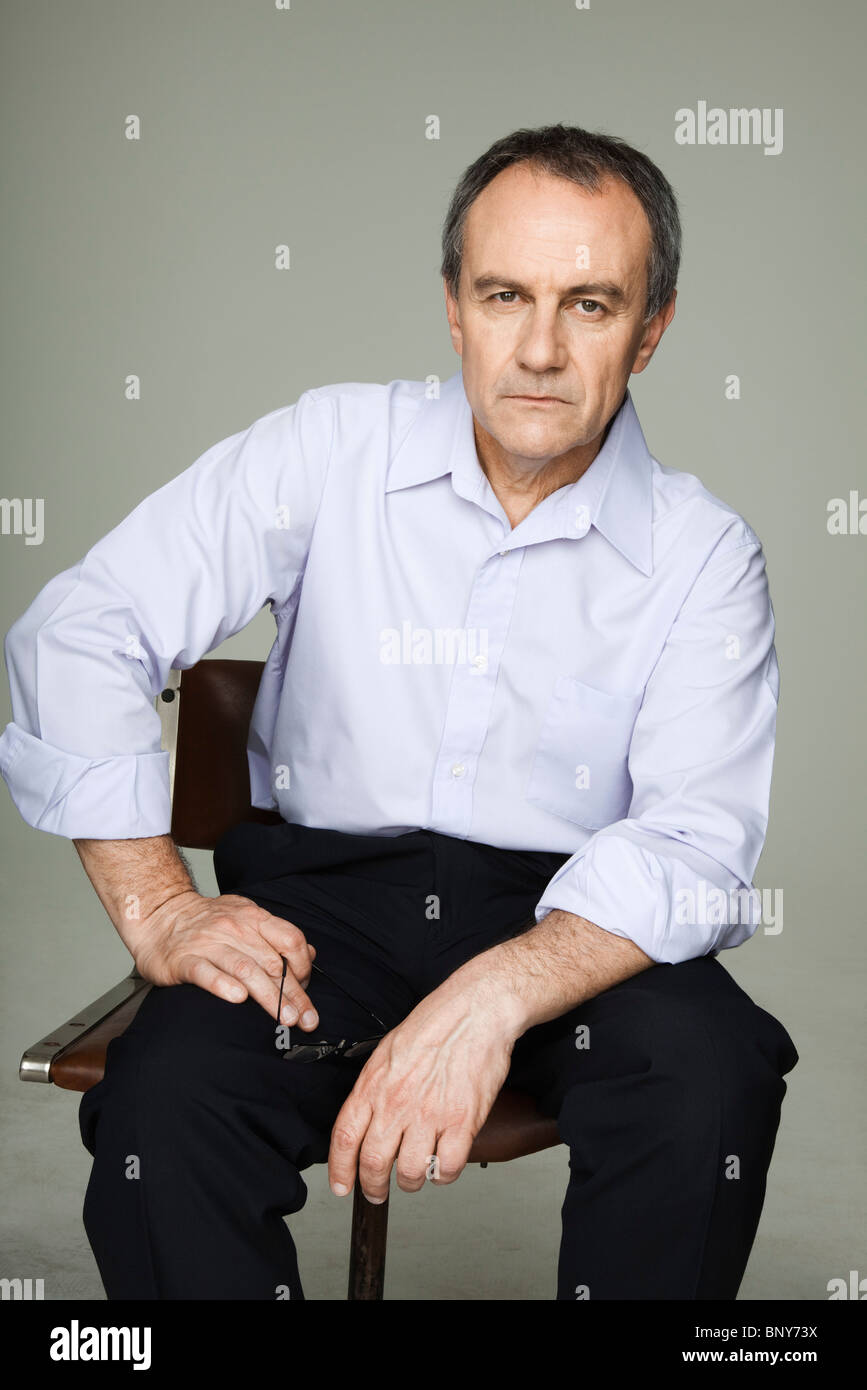 Mature man, portrait Stock Photo - Alamy