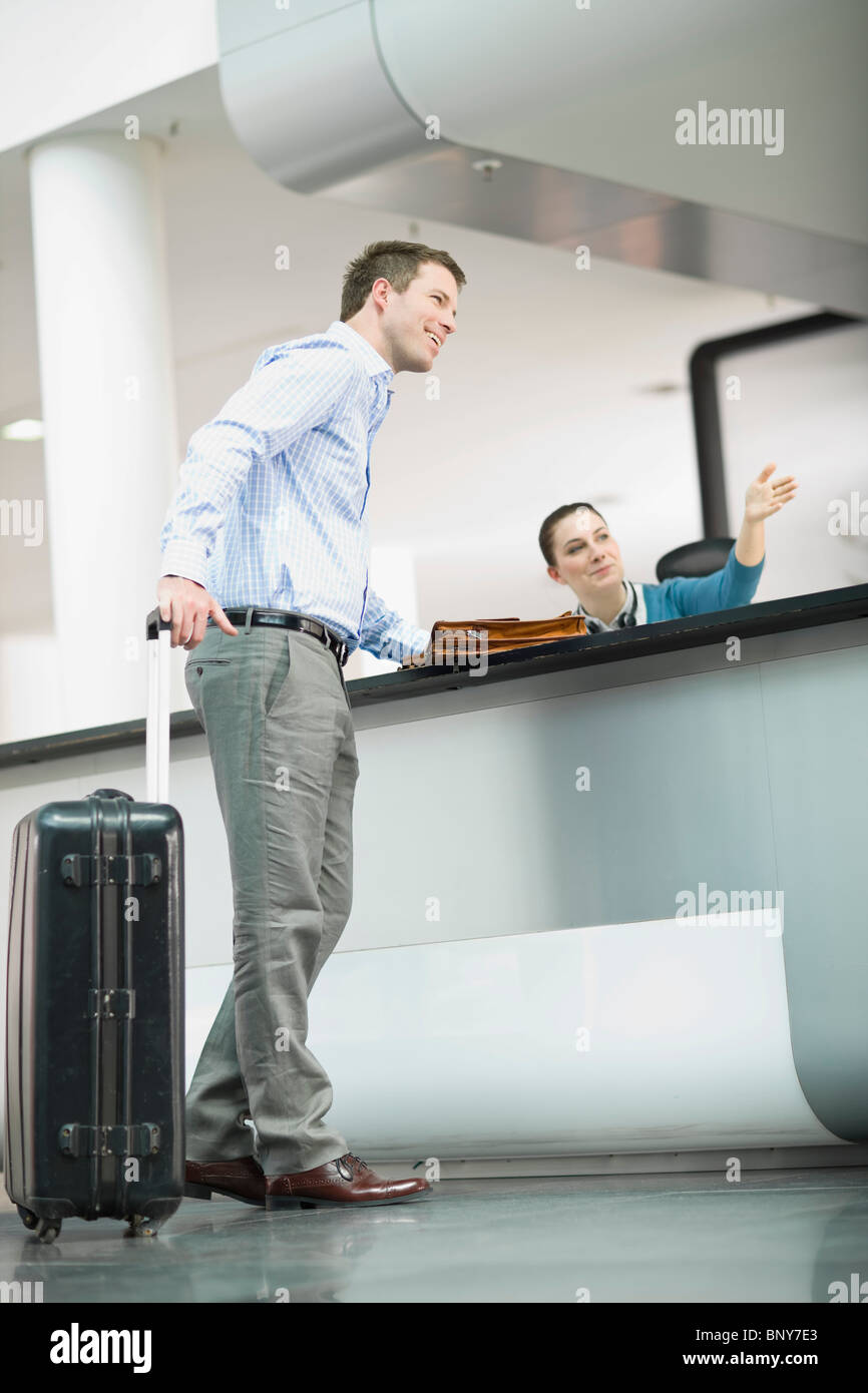 Business woman arriving office sitting hi-res stock photography and ...