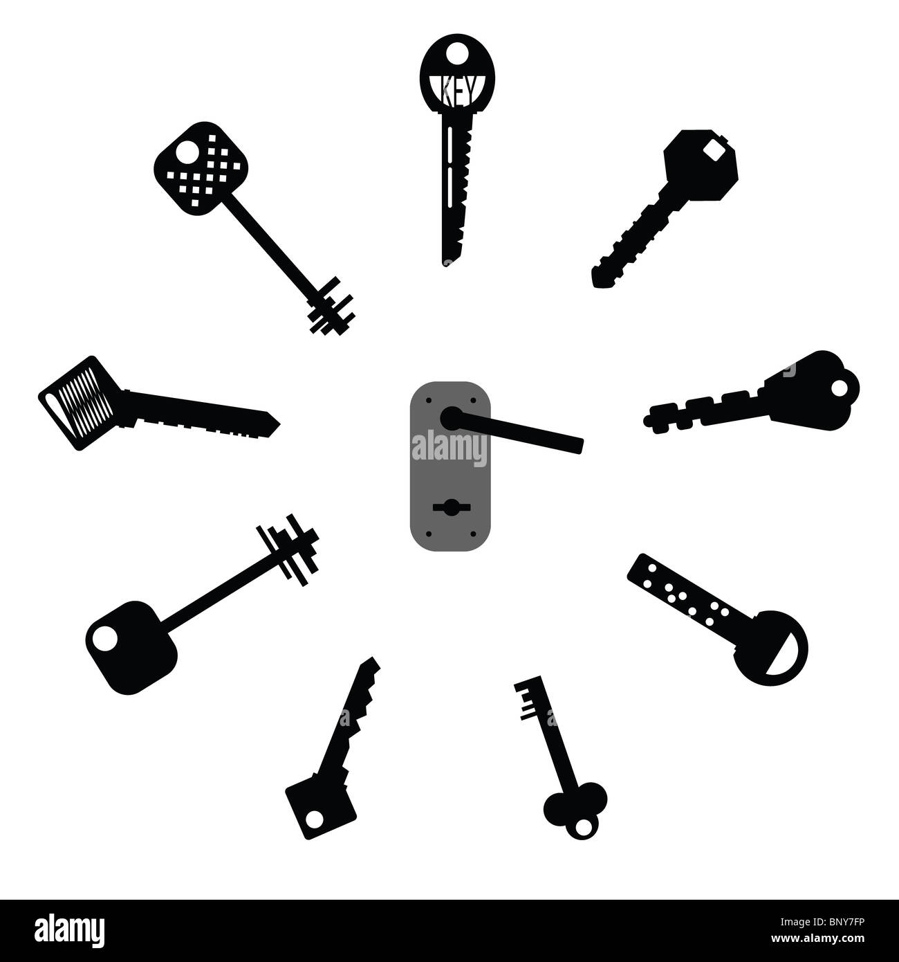 Vector set collection design Cut Out Stock Images & Pictures - Alamy