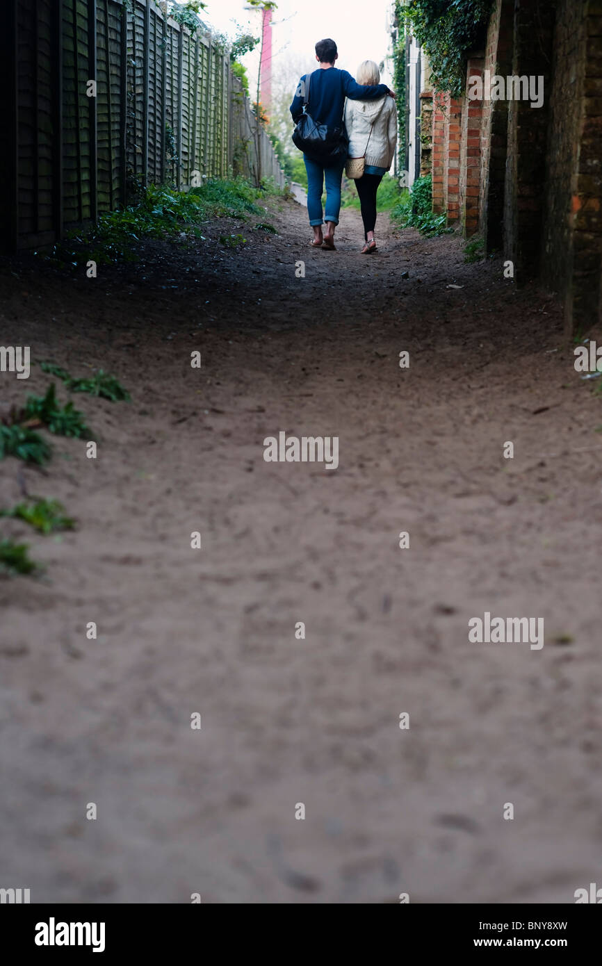 Man And Woman In Alley Way High Resolution Stock Photography and Images ...