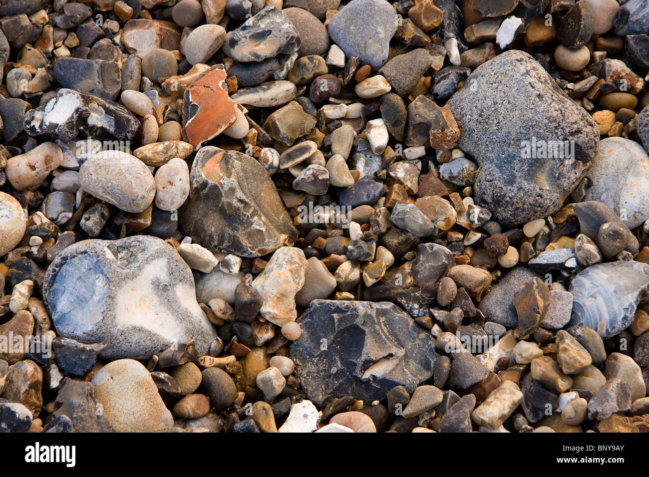Flint pebbles hi-res stock photography and images - Alamy