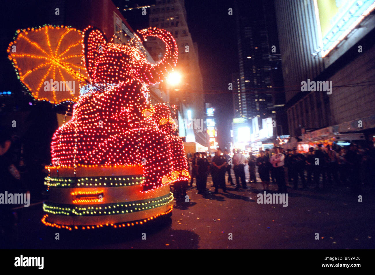 The Disney Electric Parade through Times Square on June 14, 1997 ...