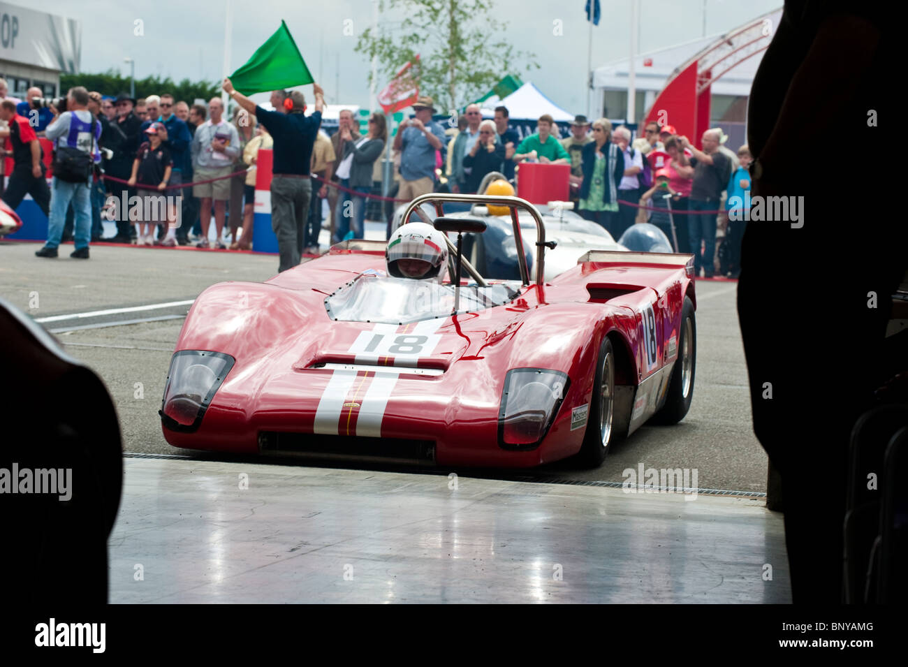 Car racing paddock hi-res stock photography and images - Alamy