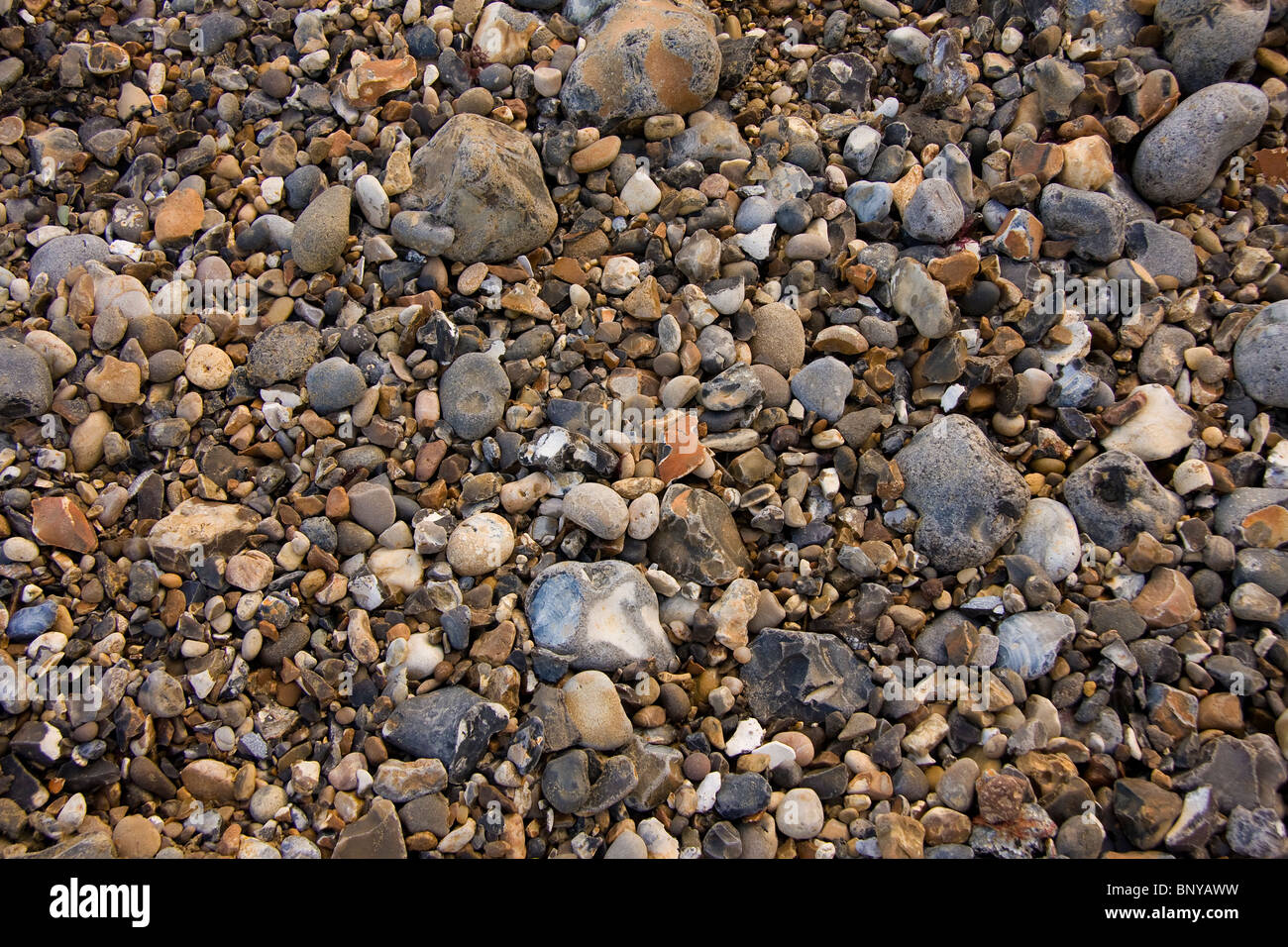 Flint stones at beach hi-res stock photography and images - Alamy