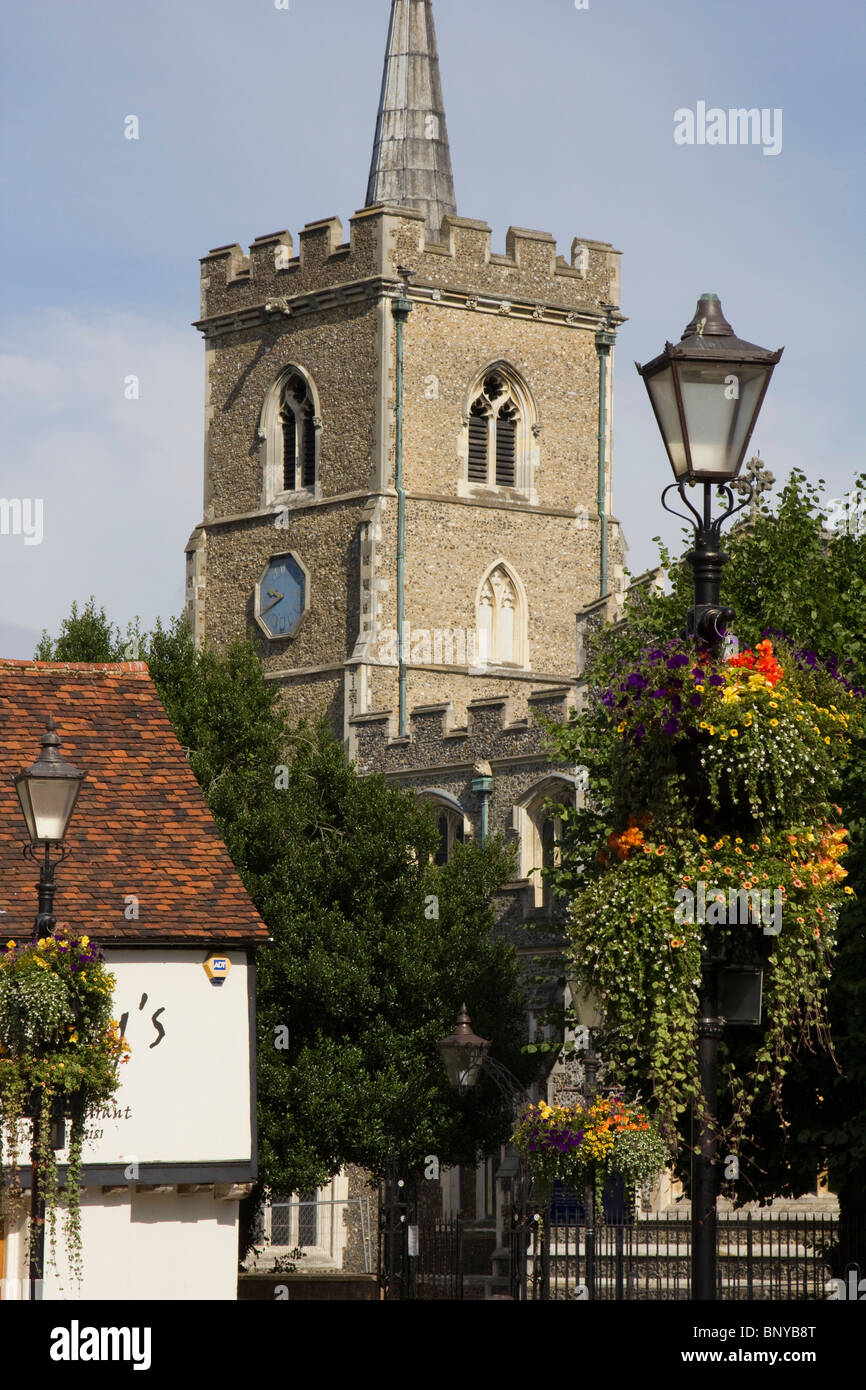 ware town centre hertfordshire england uk gb Stock Photo - Alamy