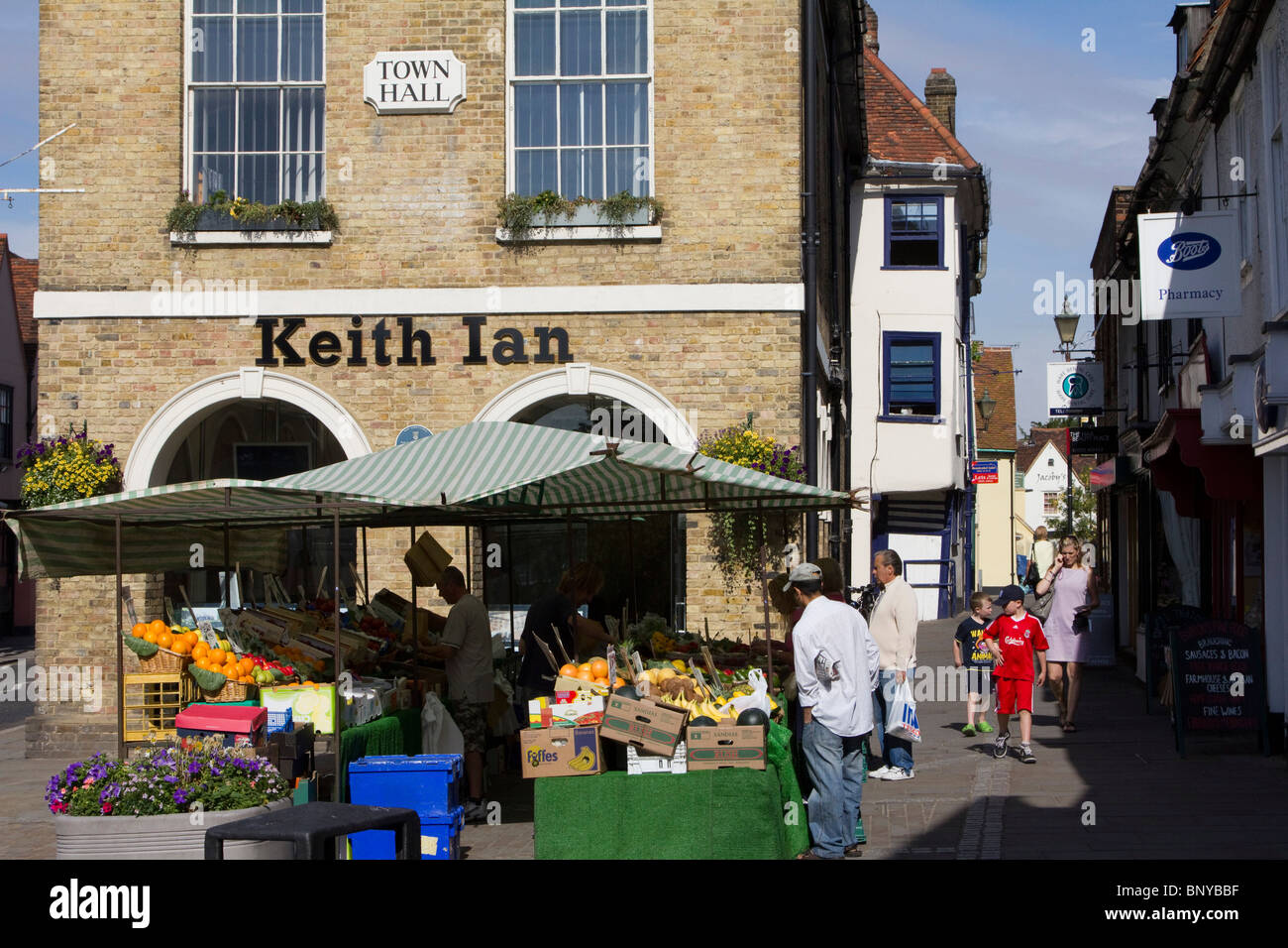 ware town centre hertfordshire england uk gb Stock Photo - Alamy
